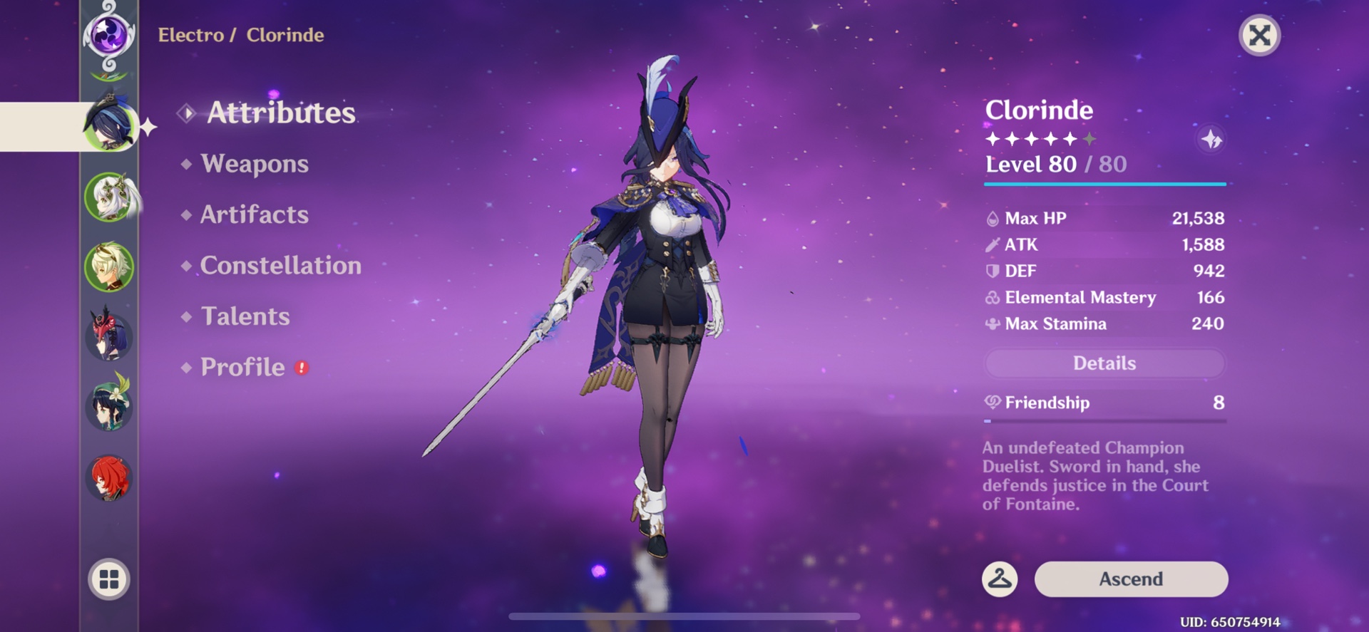 tips on my clorinde build?🐚 Genshin Impact | HoYoLAB