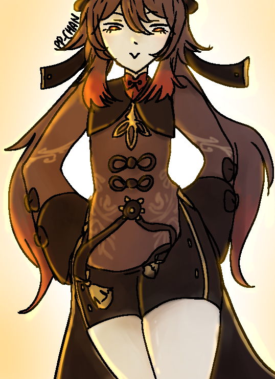 HU TAO DRAWING YEYEYYE (plus progress) Genshin Impact | HoYoLAB