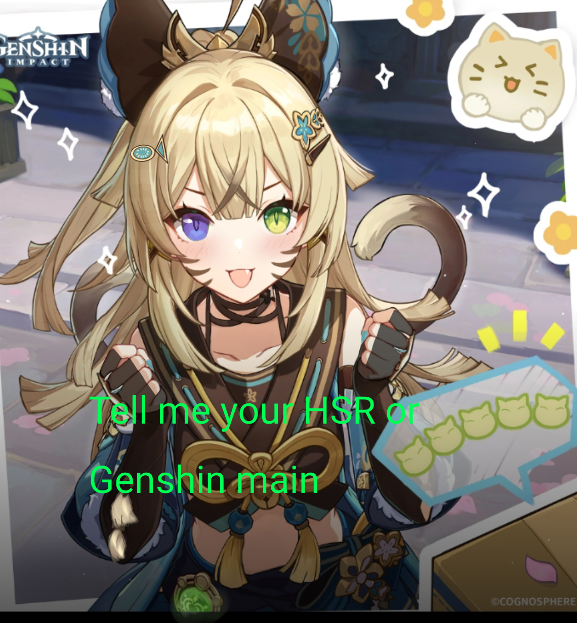 Tell Mr your HSR or Genshin main Genshin Impact | HoYoLAB