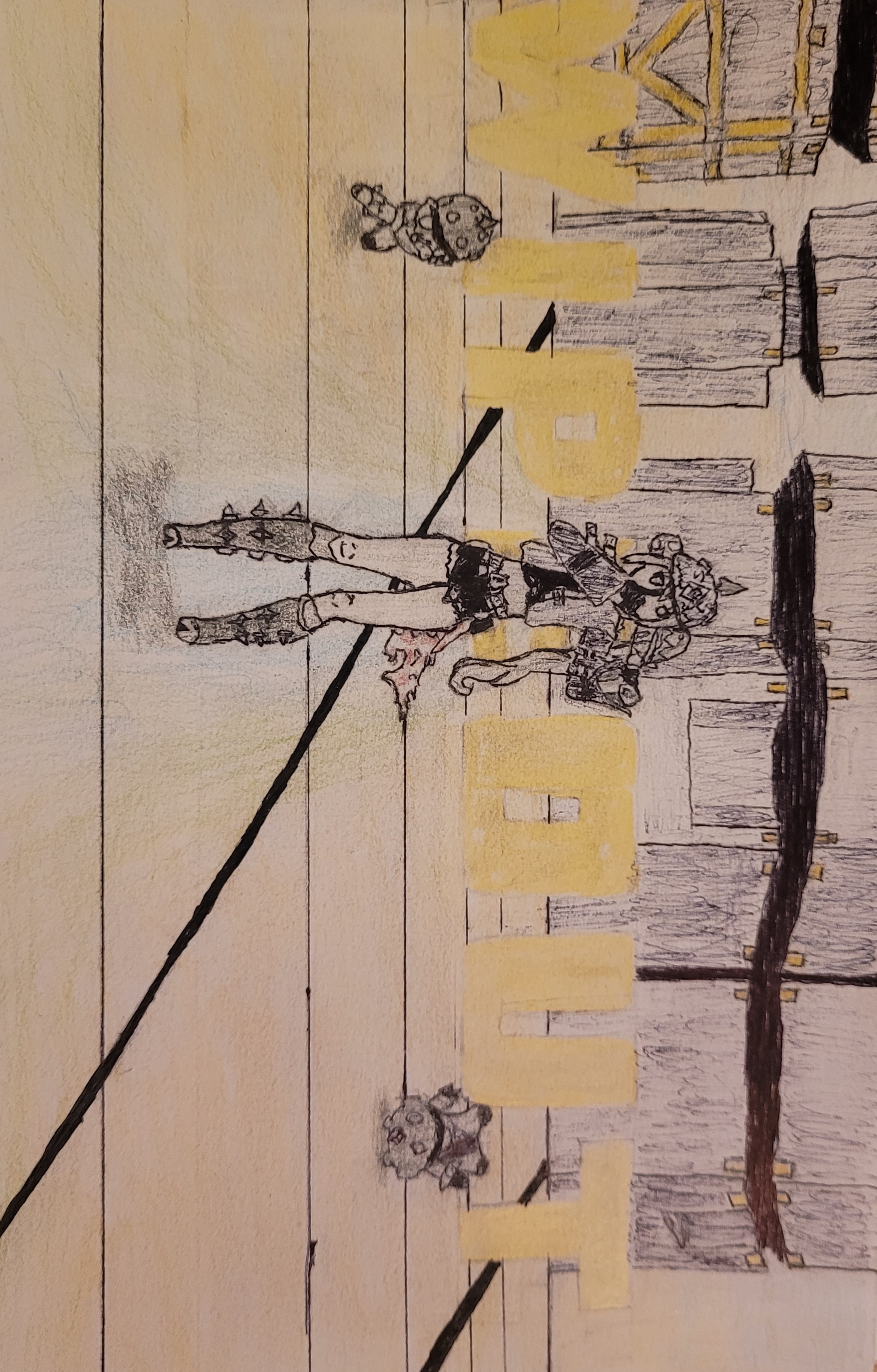 I was bored so I did this drawing based off of a Wipeout I saw. Zenless ...