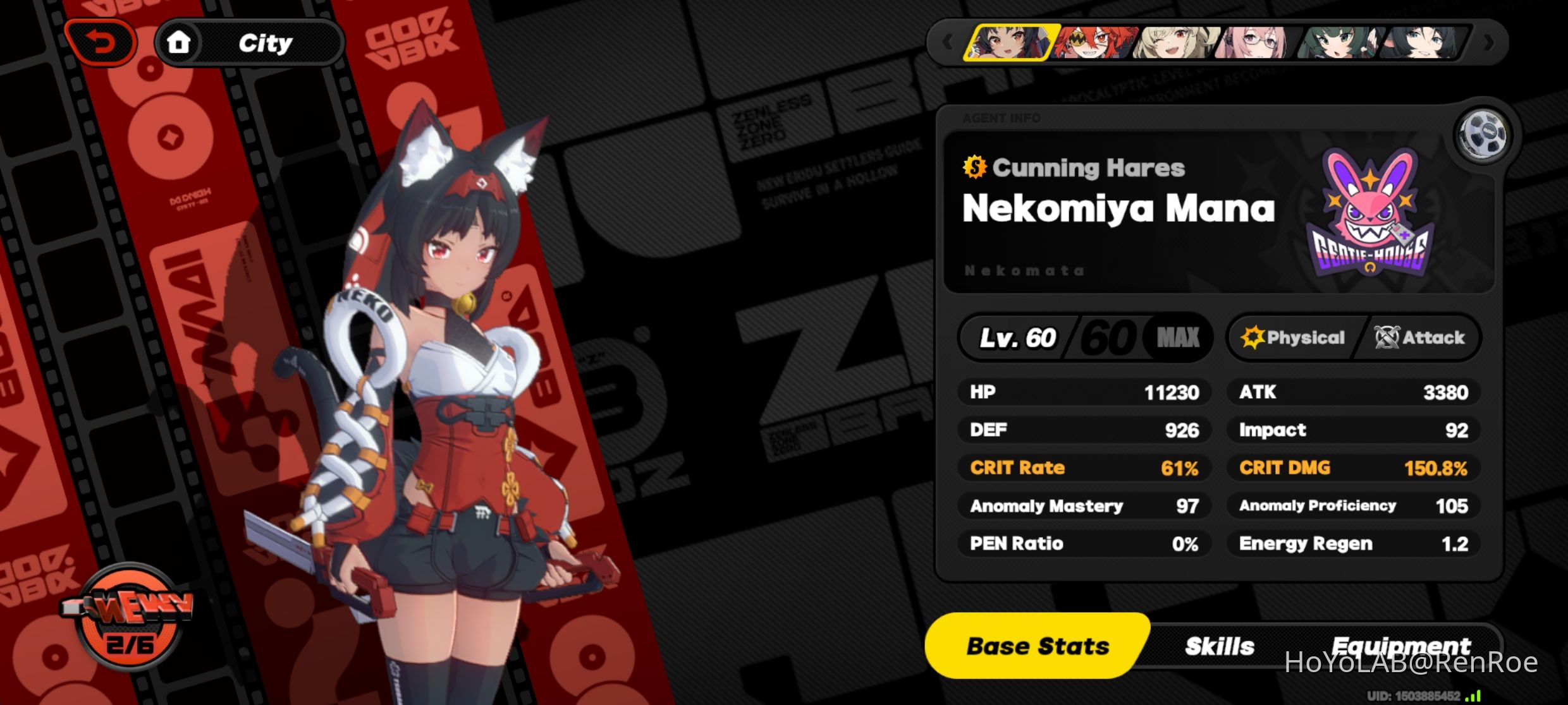 Nekomata build in progress Zenless Zone Zero | HoYoLAB