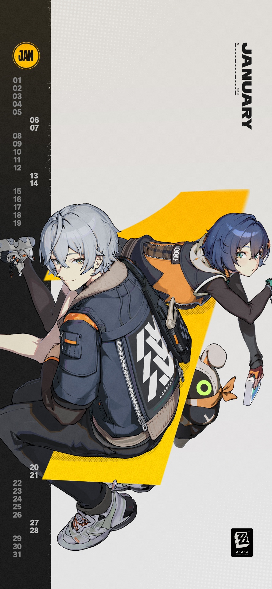 All ZZZ calendar wallpapers (for phone) Zenless Zone Zero | HoYoLAB