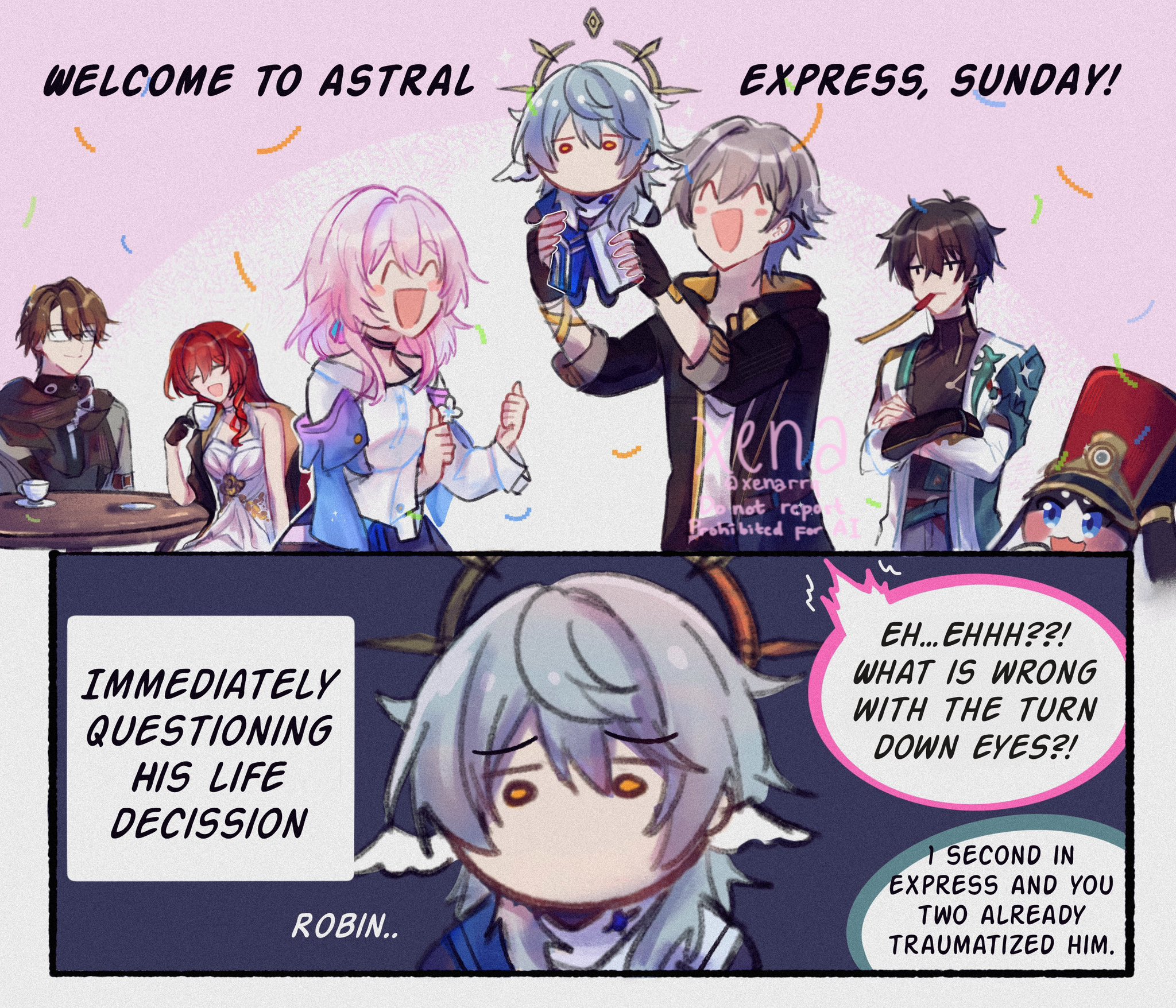 This is what Sunday would feel if he joined the astral express 🥲 Honkai ...