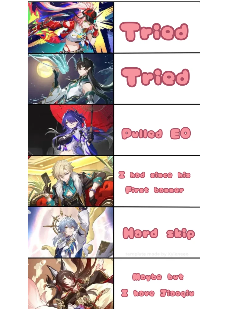 Pull Plans :3 Honkai: Star Rail | HoYoLAB