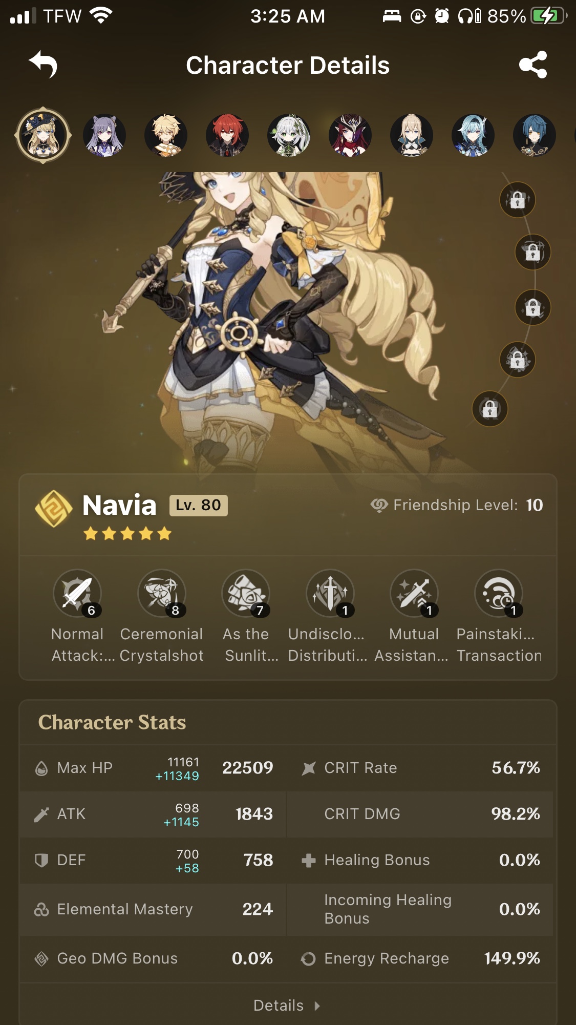 Navia Build Genshin Impact | HoYoLAB