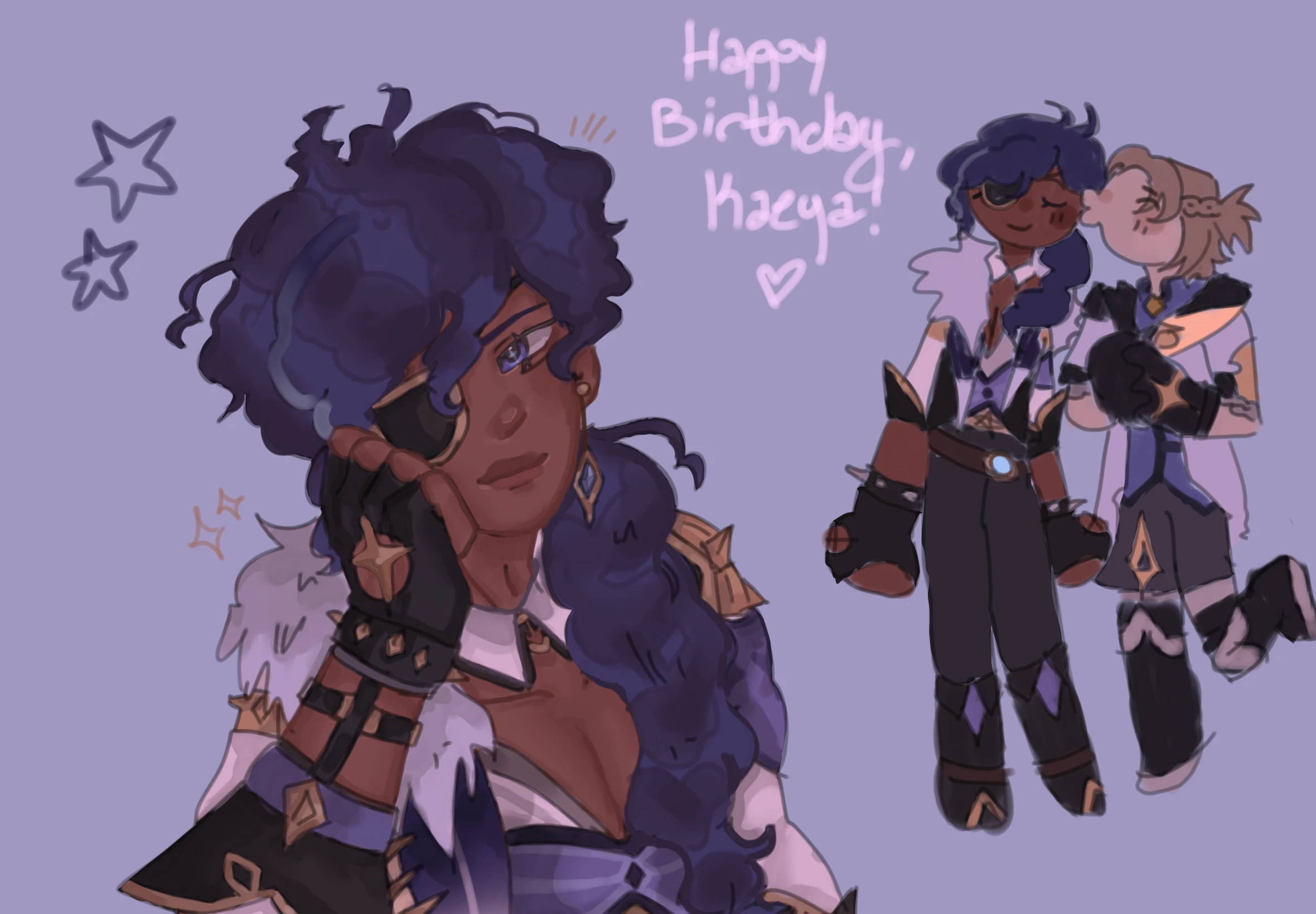 Kaeya Birthday Art
