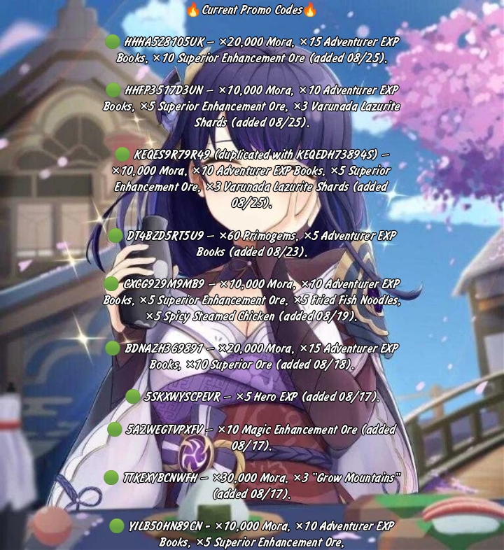 🔥Working promo codes🔥 Genshin Impact | HoYoLAB