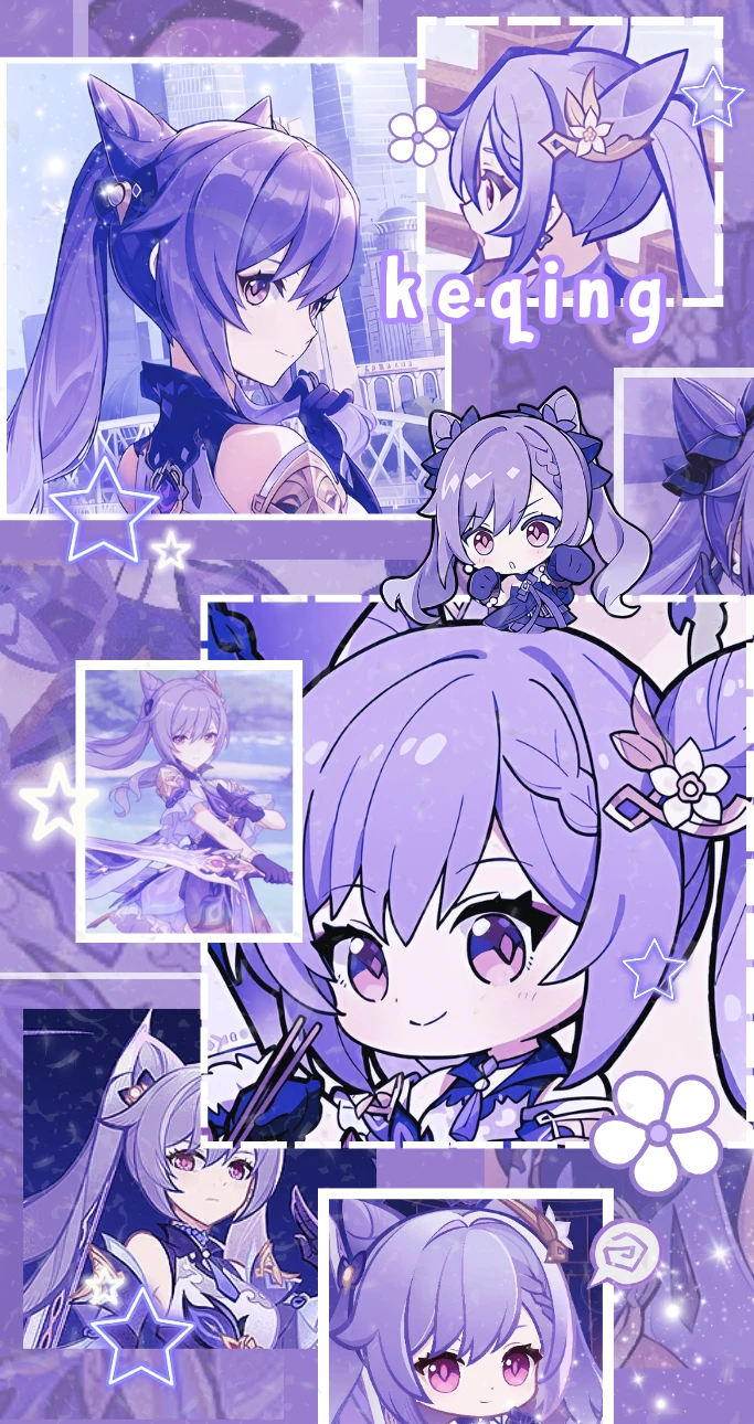 keqing collage + pfp!! (request) Genshin Impact | HoYoLAB