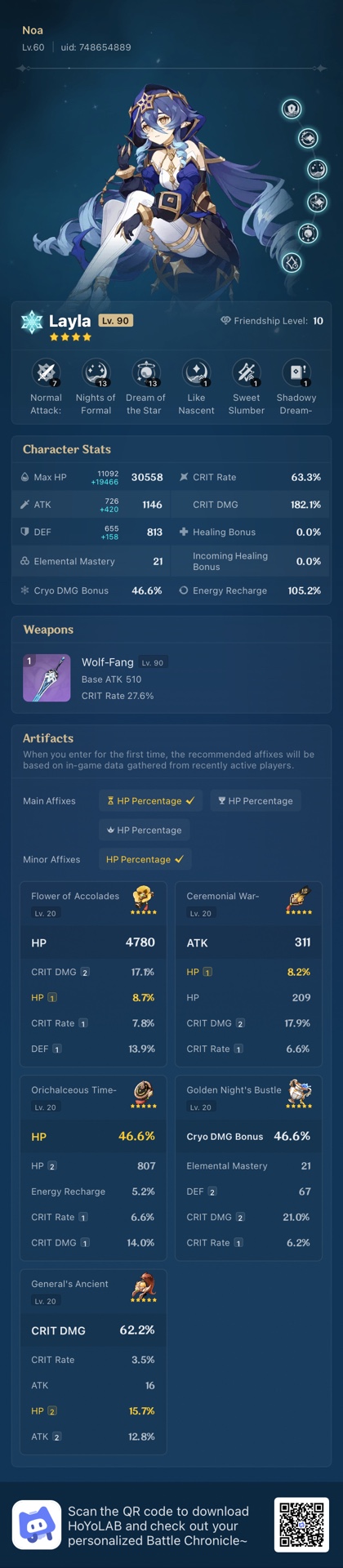 dps Layla Genshin Impact | HoYoLAB