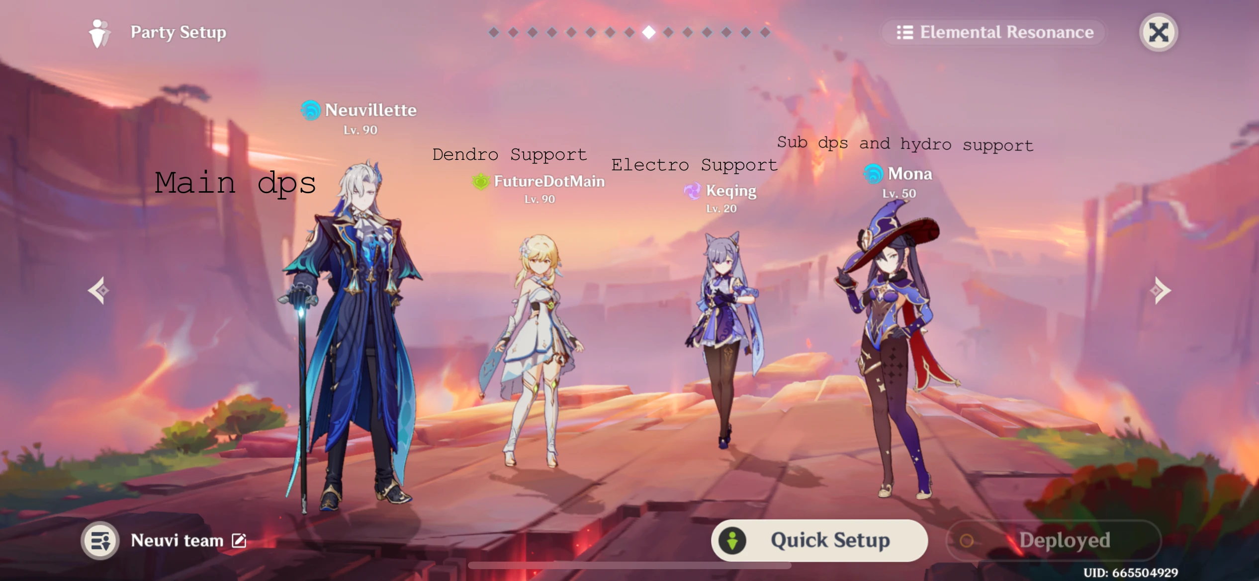 Working on a neuvi team, tips welcomed Genshin Impact | HoYoLAB