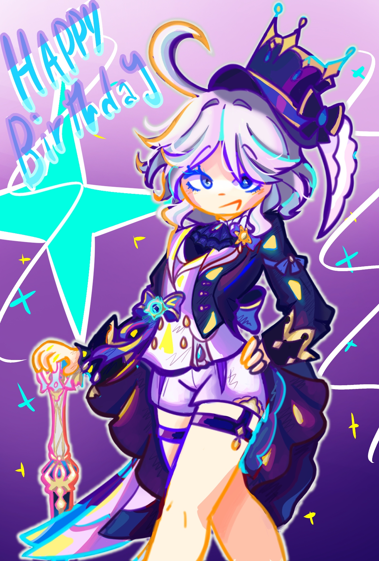 FURINA FANARTTTT Genshin Impact | HoYoLAB