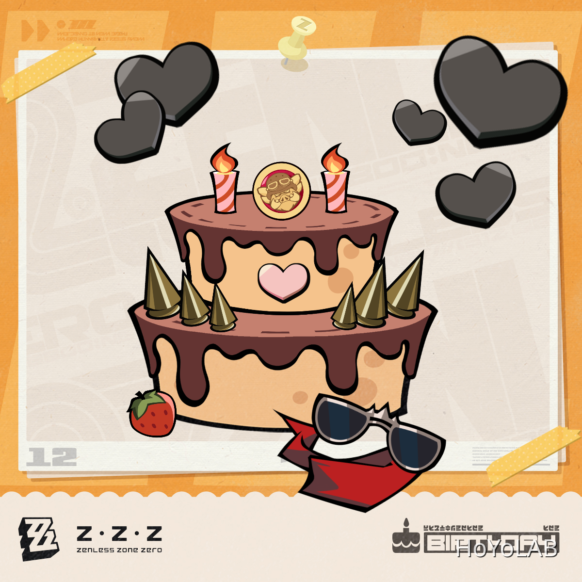 Lighter Birthday Cake Zenless Zone Zero | HoYoLAB