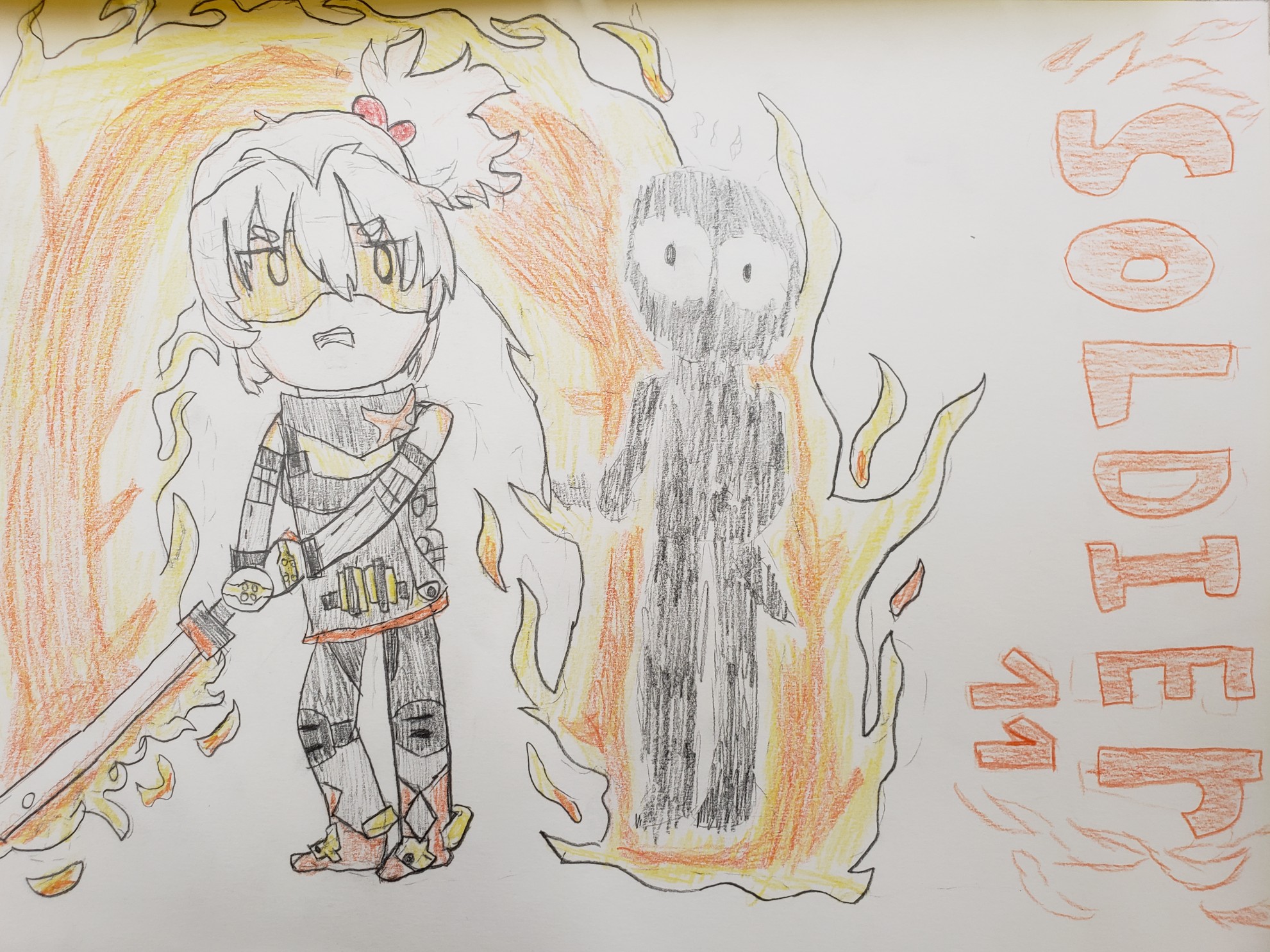 Soldier 11 drawing :3 Zenless Zone Zero | HoYoLAB