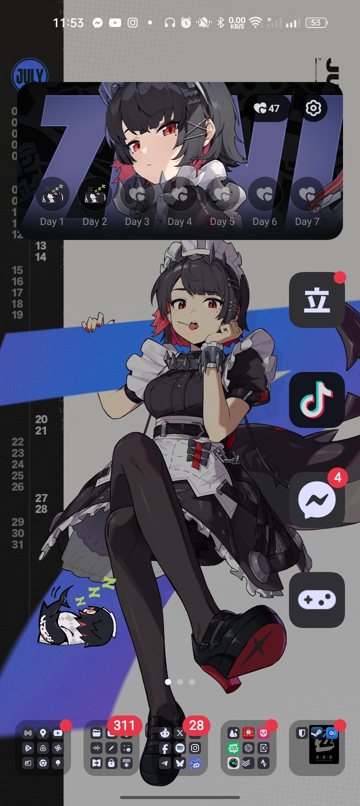 Barebones Ellen theme💙🖤 Zenless Zone Zero | HoYoLAB