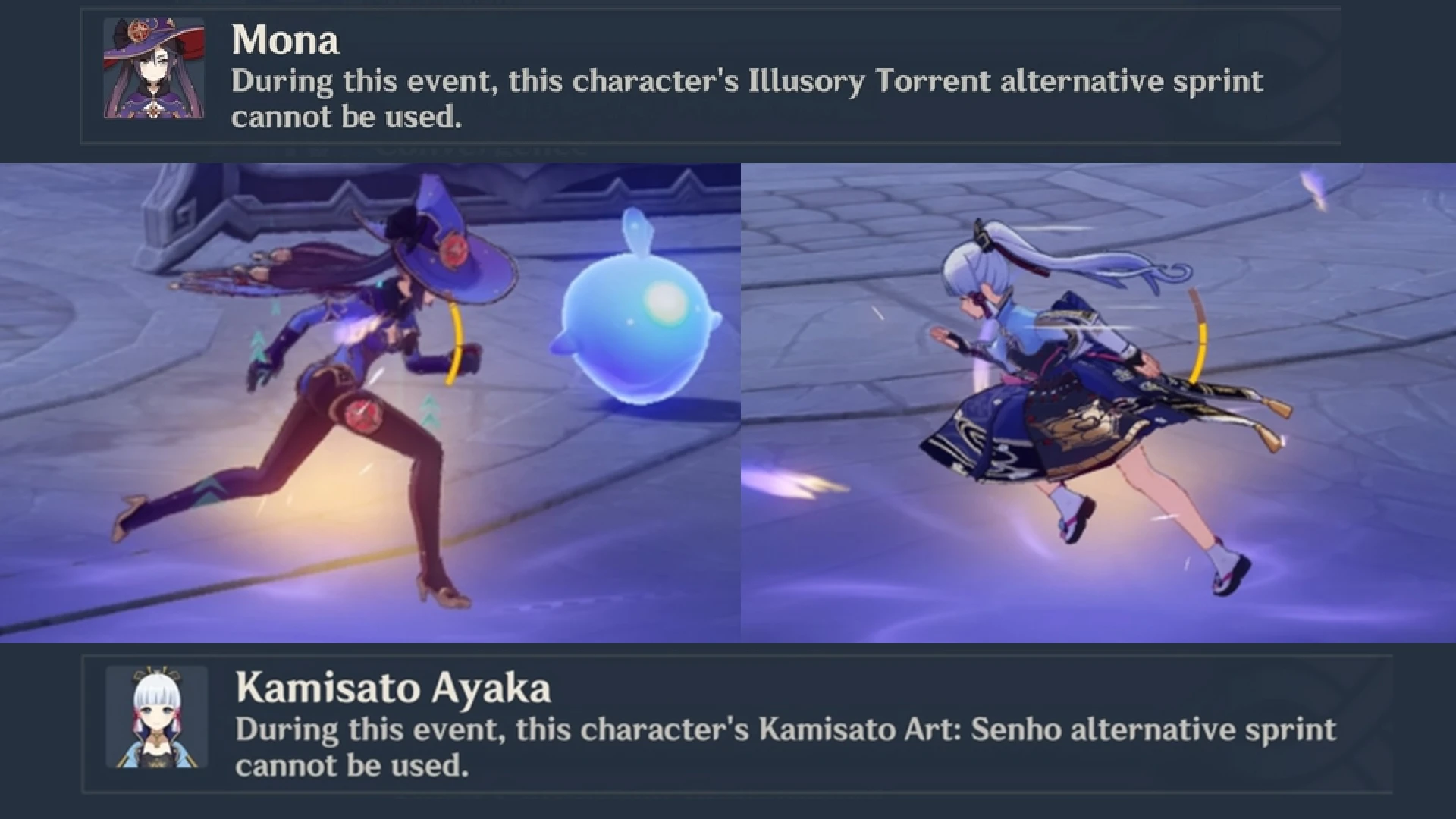 Running Mona and Ayaka Genshin Impact | HoYoLAB