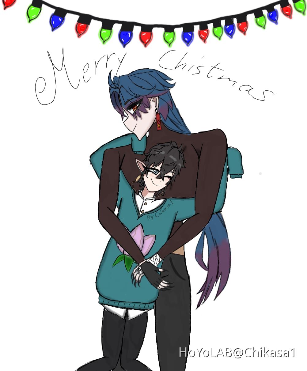 HOHOHO MERRY CHRISMAS FROM BLADE AND DAN HENG!!!! yeah i tried digital ...