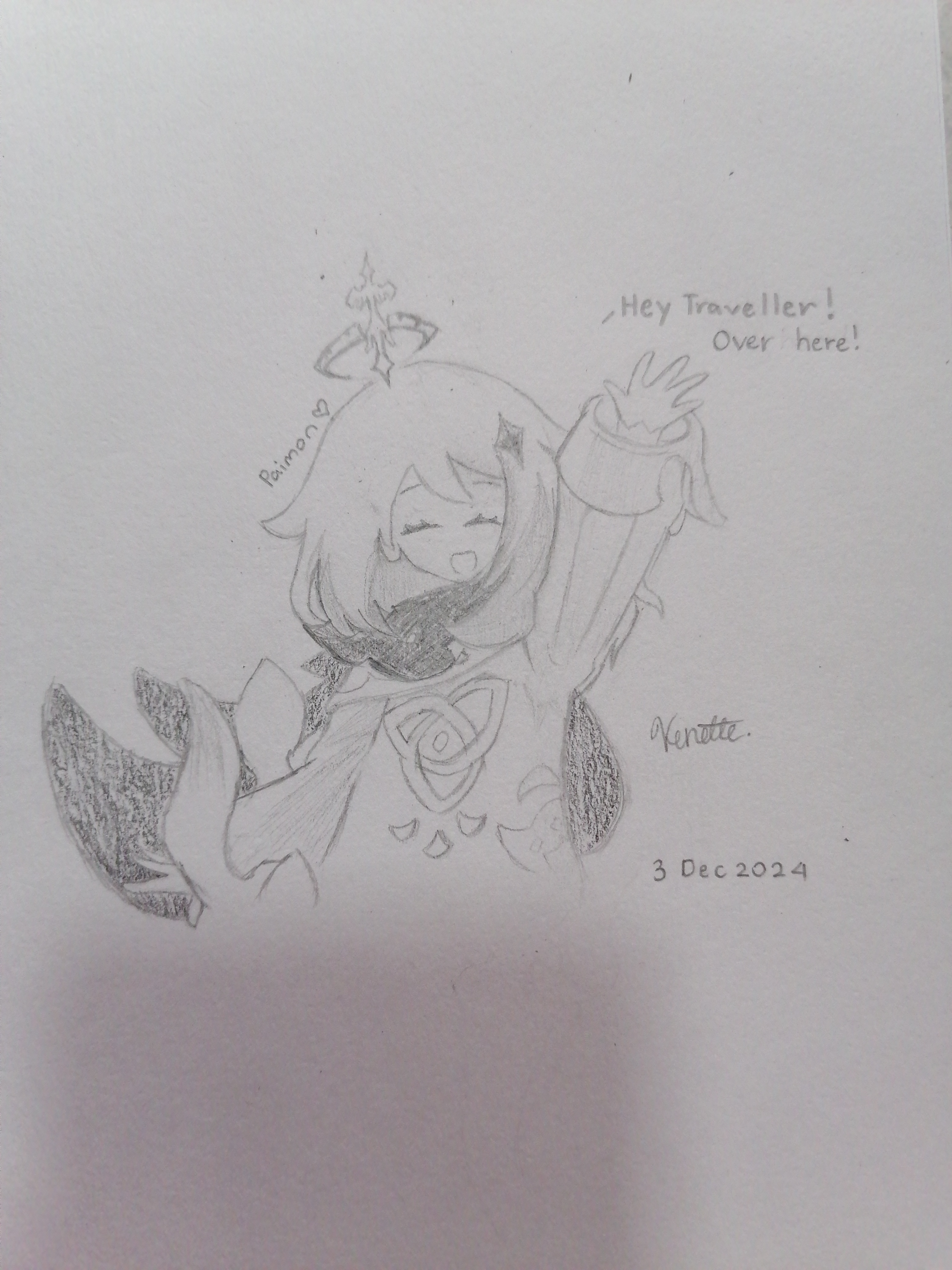 Paimon drawing ️ Genshin Impact | HoYoLAB