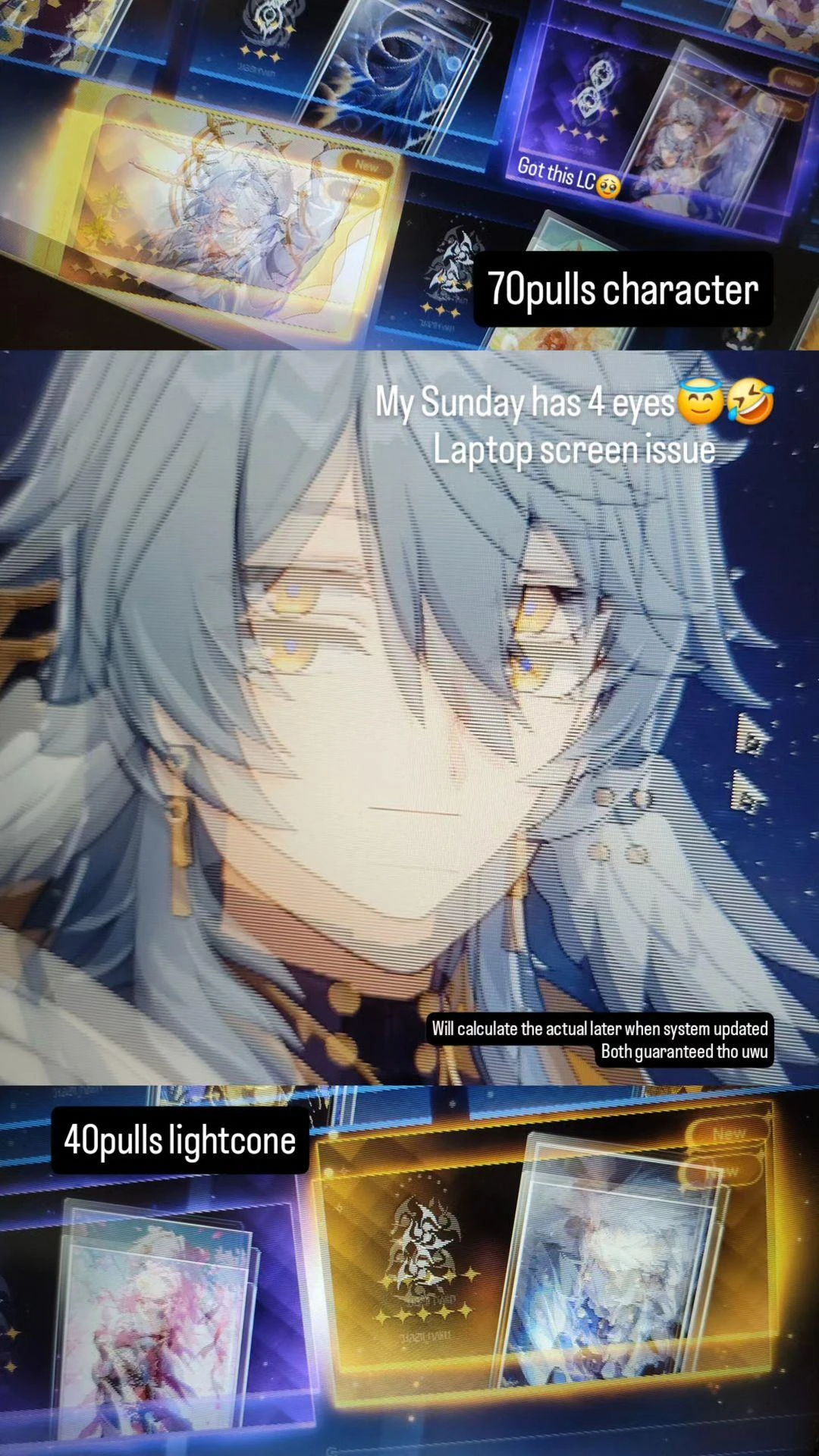 SUNDAY ft my flickering laptop screen | 2.7 HSR 20241204wed Honkai ...