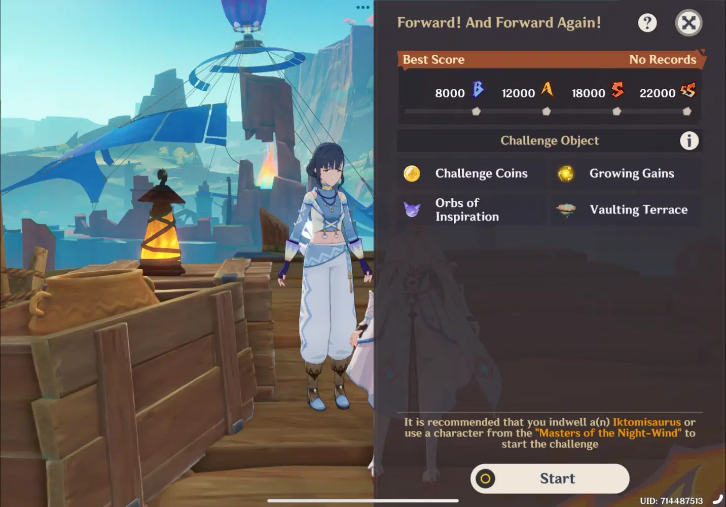 Master Challenge Locations | Masters of the Night wind tribe Genshin ...