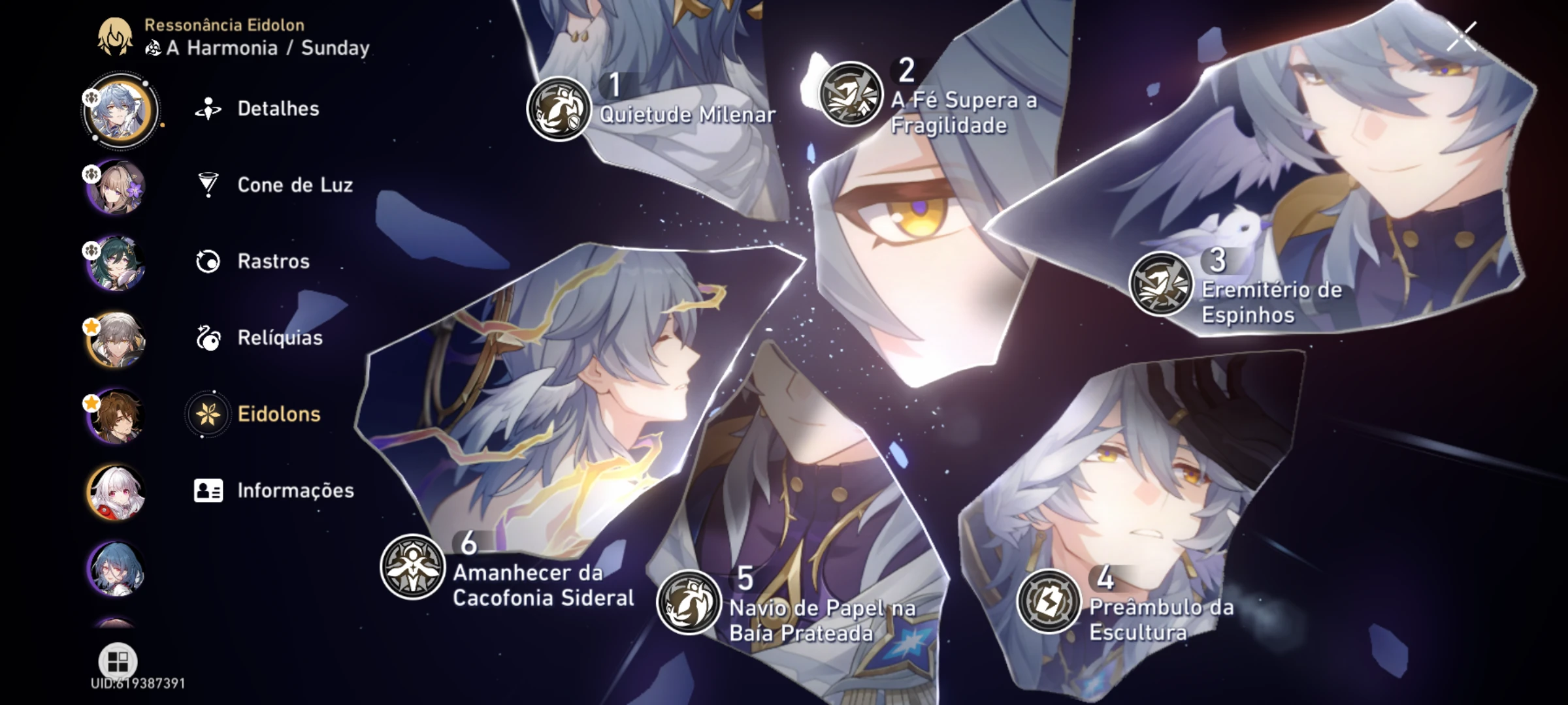 Sunday E6 sendo f2p 💕 Honkai: Star Rail | HoYoLAB