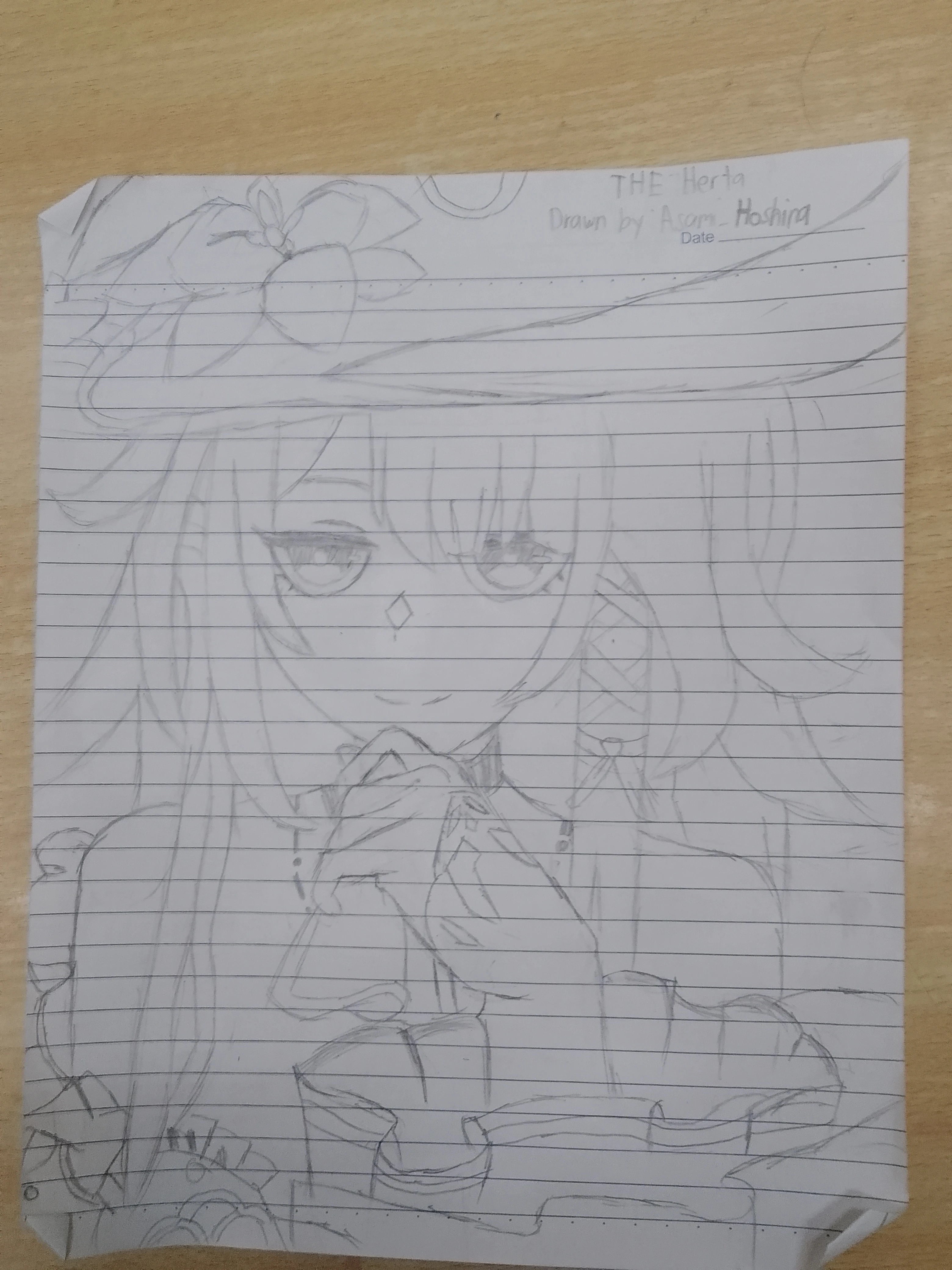 I tried drawing The Herta Honkai: Star Rail | HoYoLAB