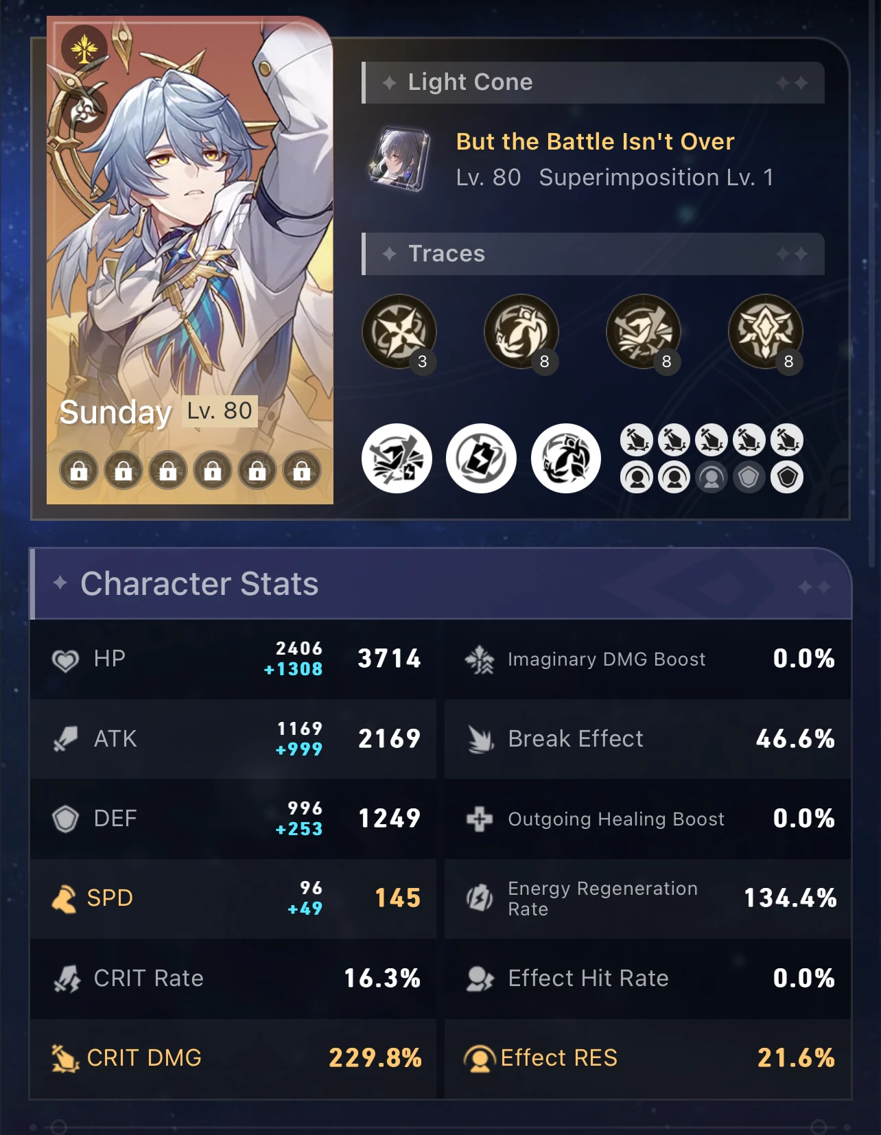 day 1 Sunday build !! Honkai: Star Rail | HoYoLAB