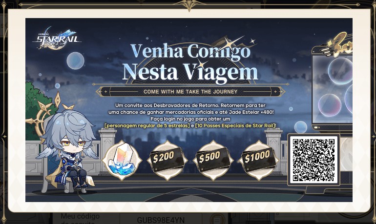 Código de Resgate de Jade Estelar Honkai: Star Rail | HoYoLAB