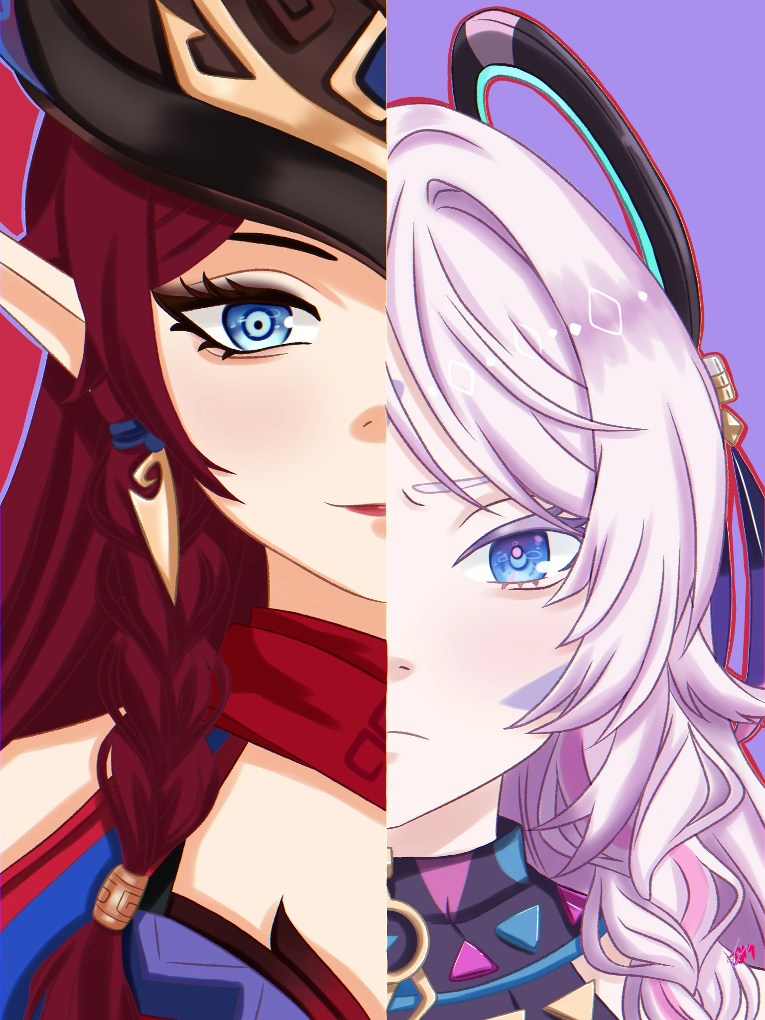 Chasca and Citlali (5.2) art by me Genshin Impact | HoYoLAB