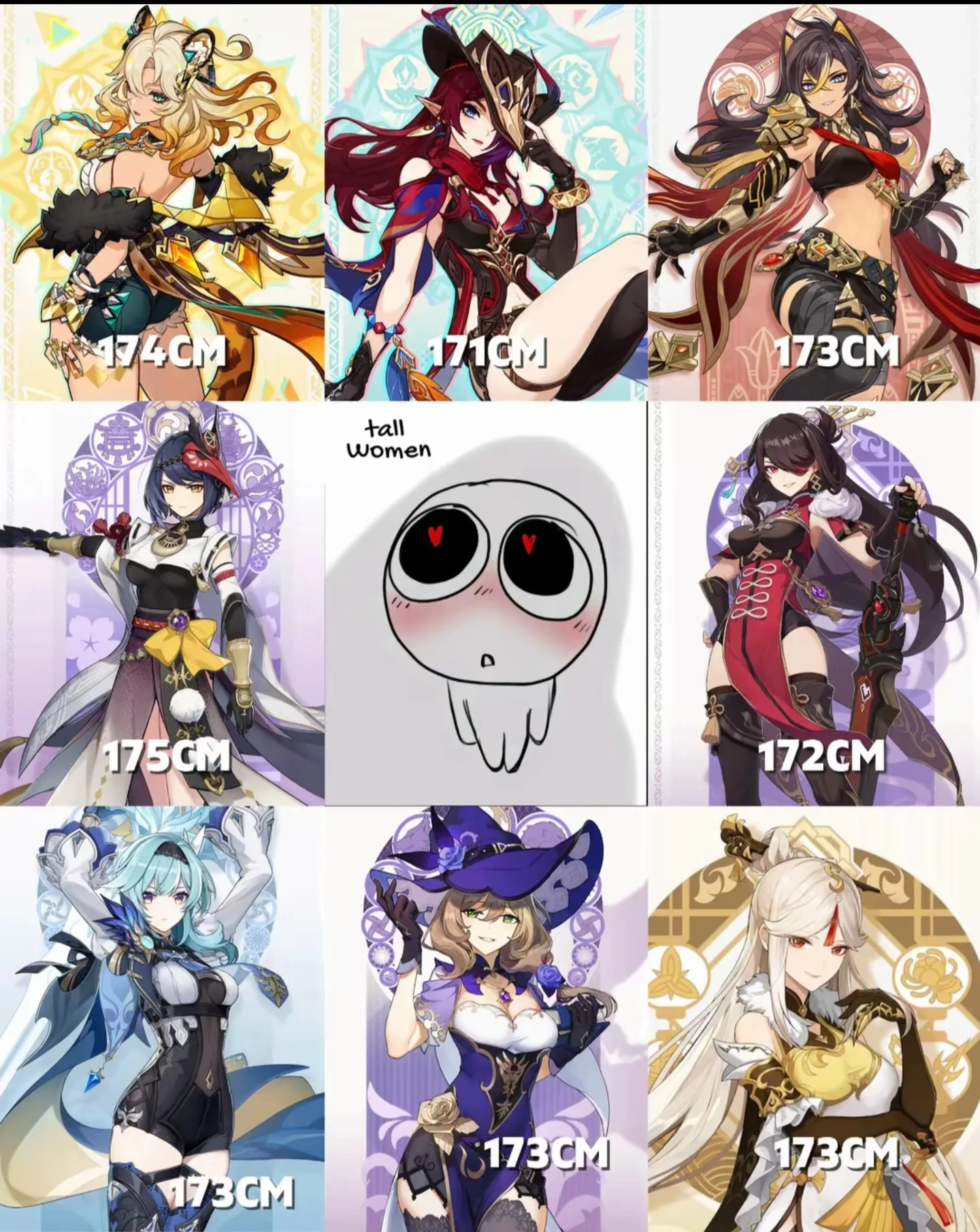 tall women are kinda..🫦 (part 02) Genshin Impact | HoYoLAB