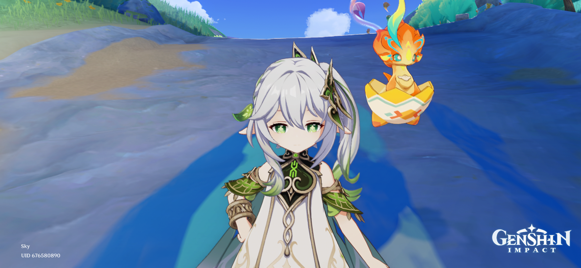Nahida ask how is your day ? Cuz she lost 50/50 on DILUC Genshin Impact ...