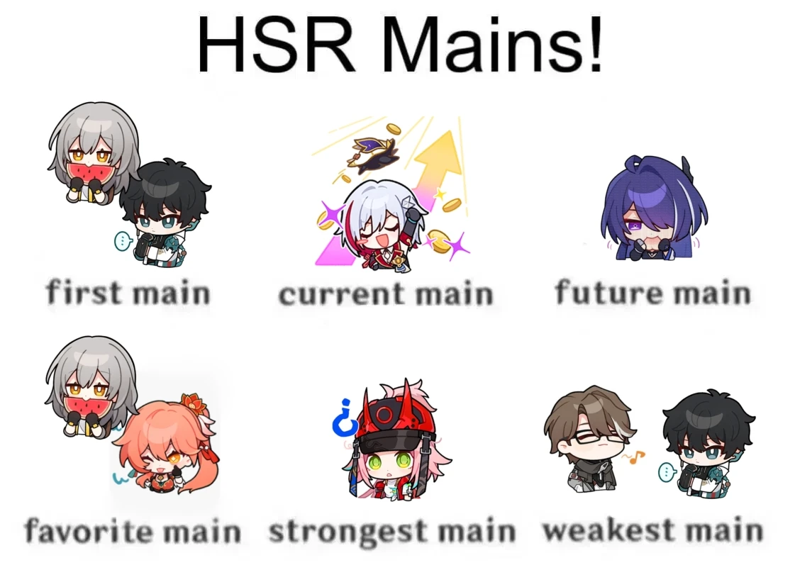my hsr mains so far !! Honkai: Star Rail | HoYoLAB