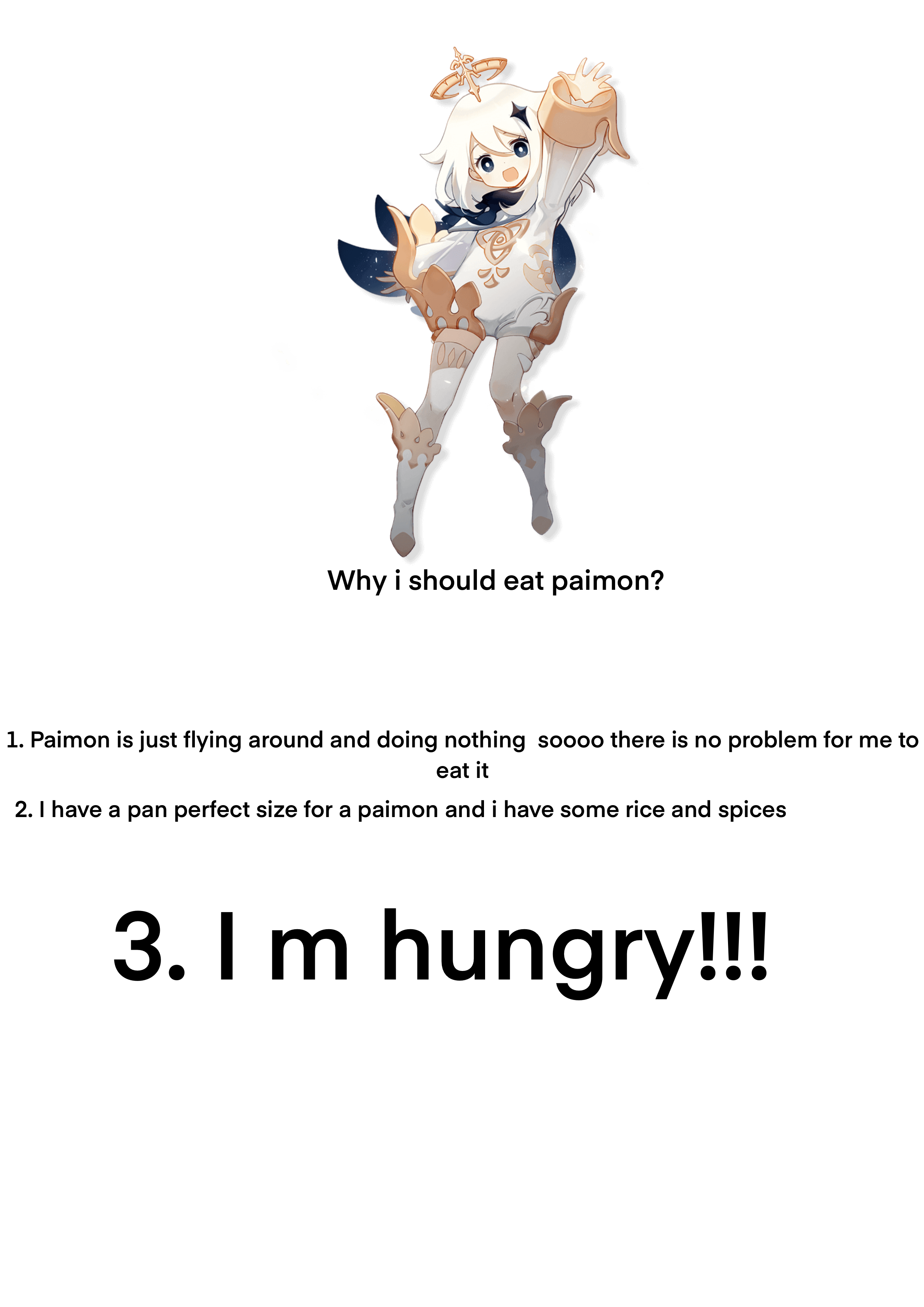 And why you want to eat paimon? Genshin Impact | HoYoLAB