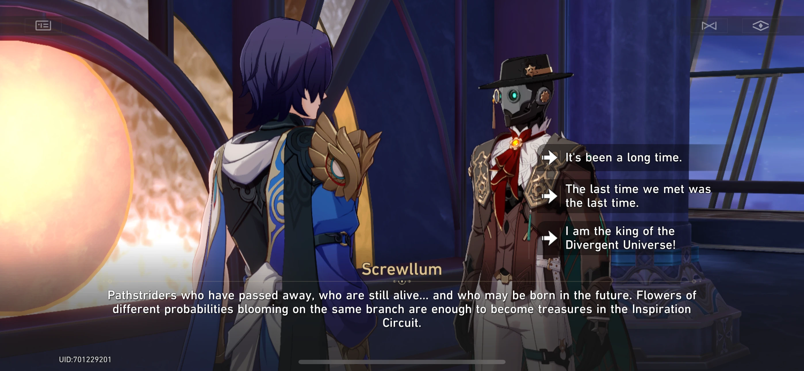 I love the mc's dialogue options in hsr Honkai: Star Rail | HoYoLAB