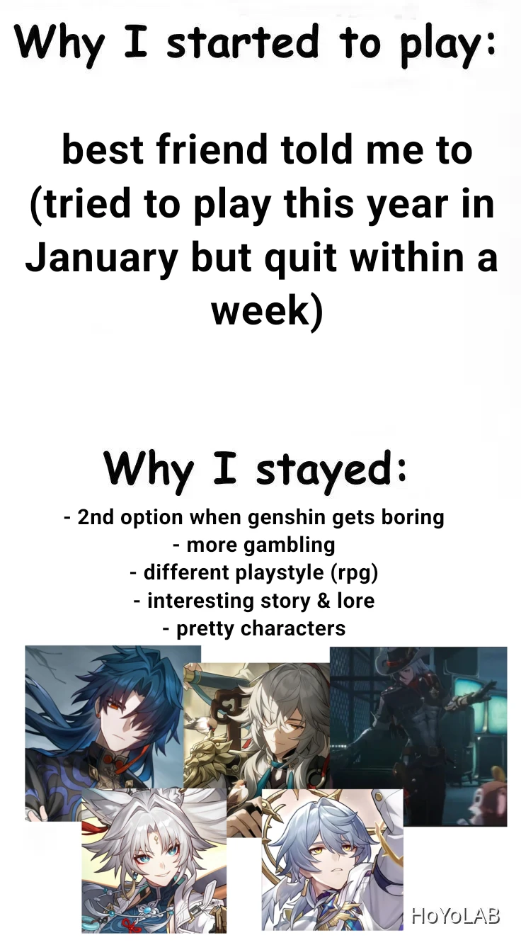 Why i started playing HSR vs Why i stayed Honkai: Star Rail | HoYoLAB