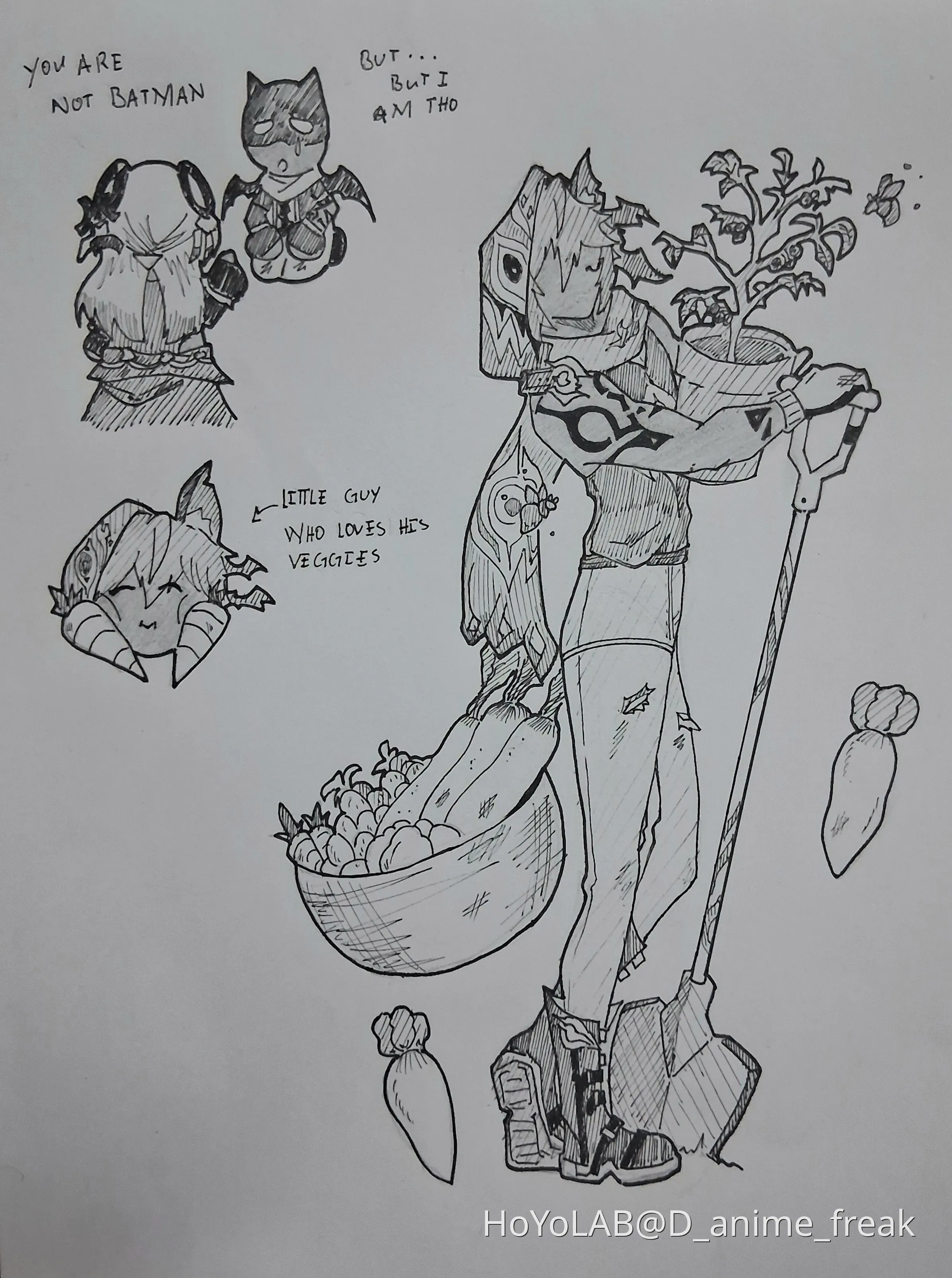 I love ororon sm💜feedback is appreciated for the fanart🤓 Genshin Impact ...