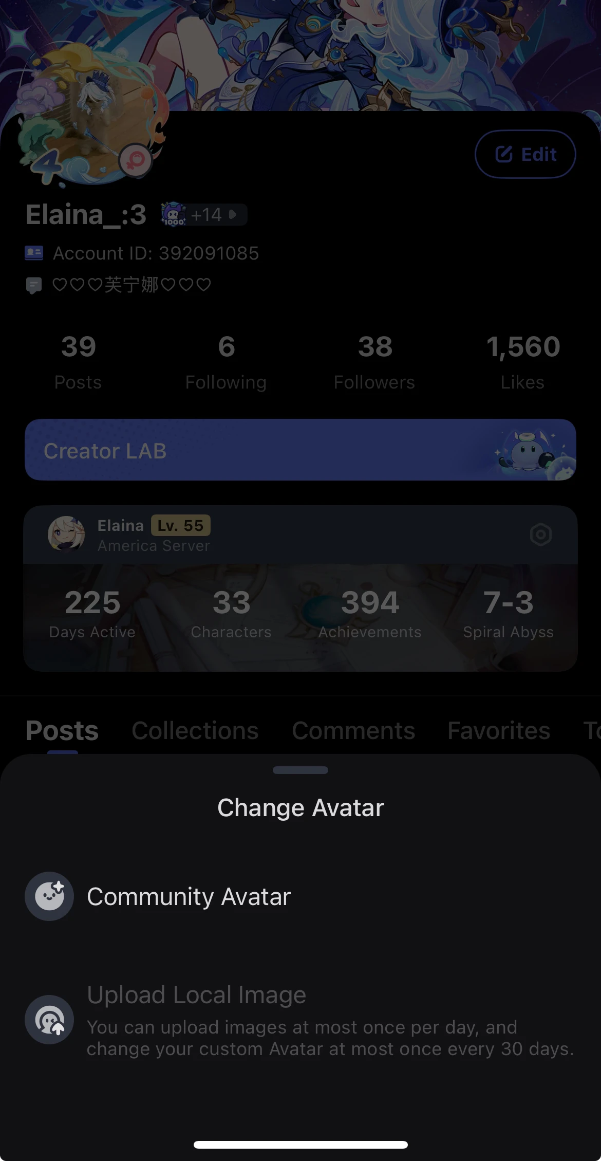 does anyone know why my upload avatar isn’t working? Genshin Impact ...
