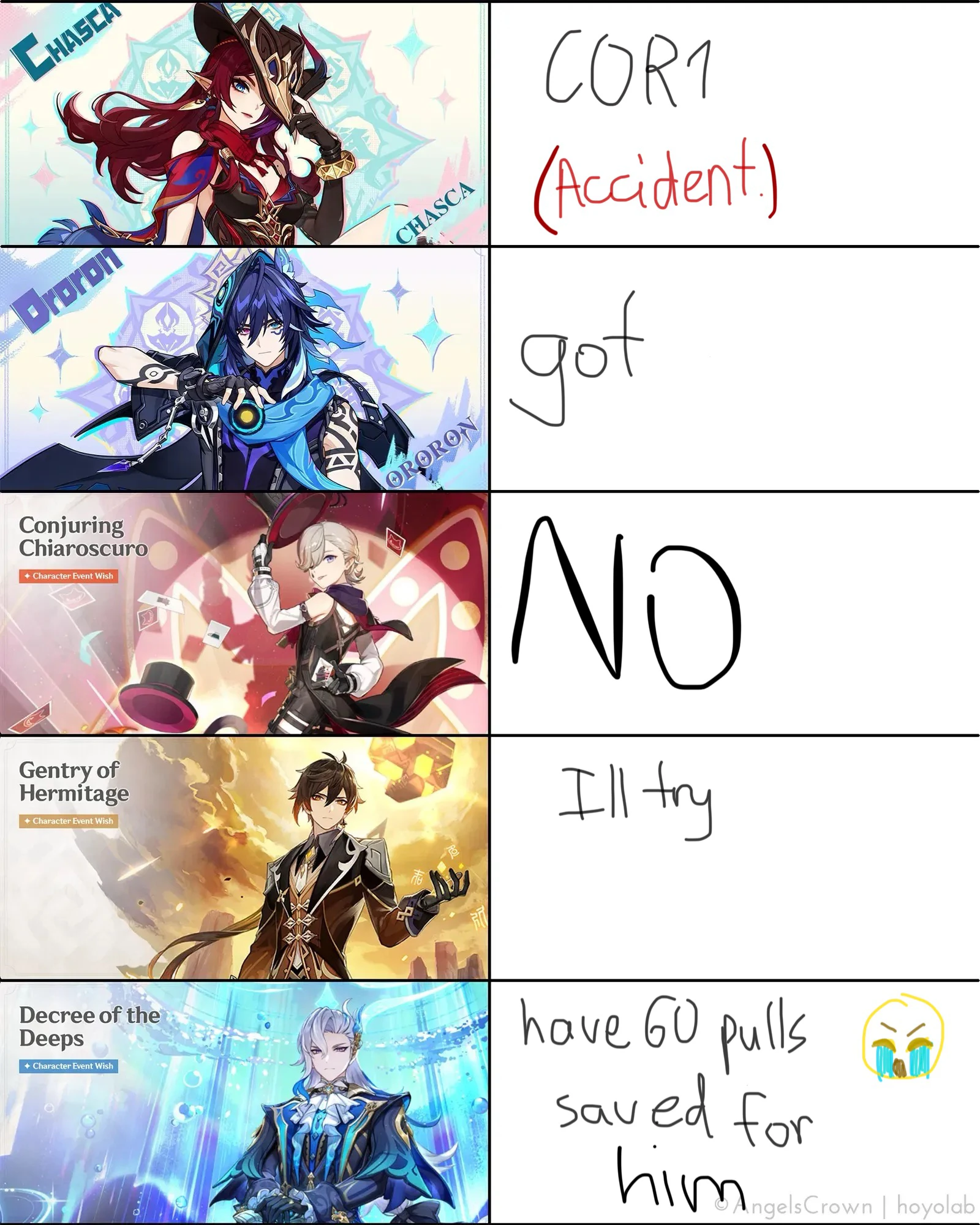 I GOT CHASCAS WEAPON ACCIDENTALLY Genshin Impact | HoYoLAB