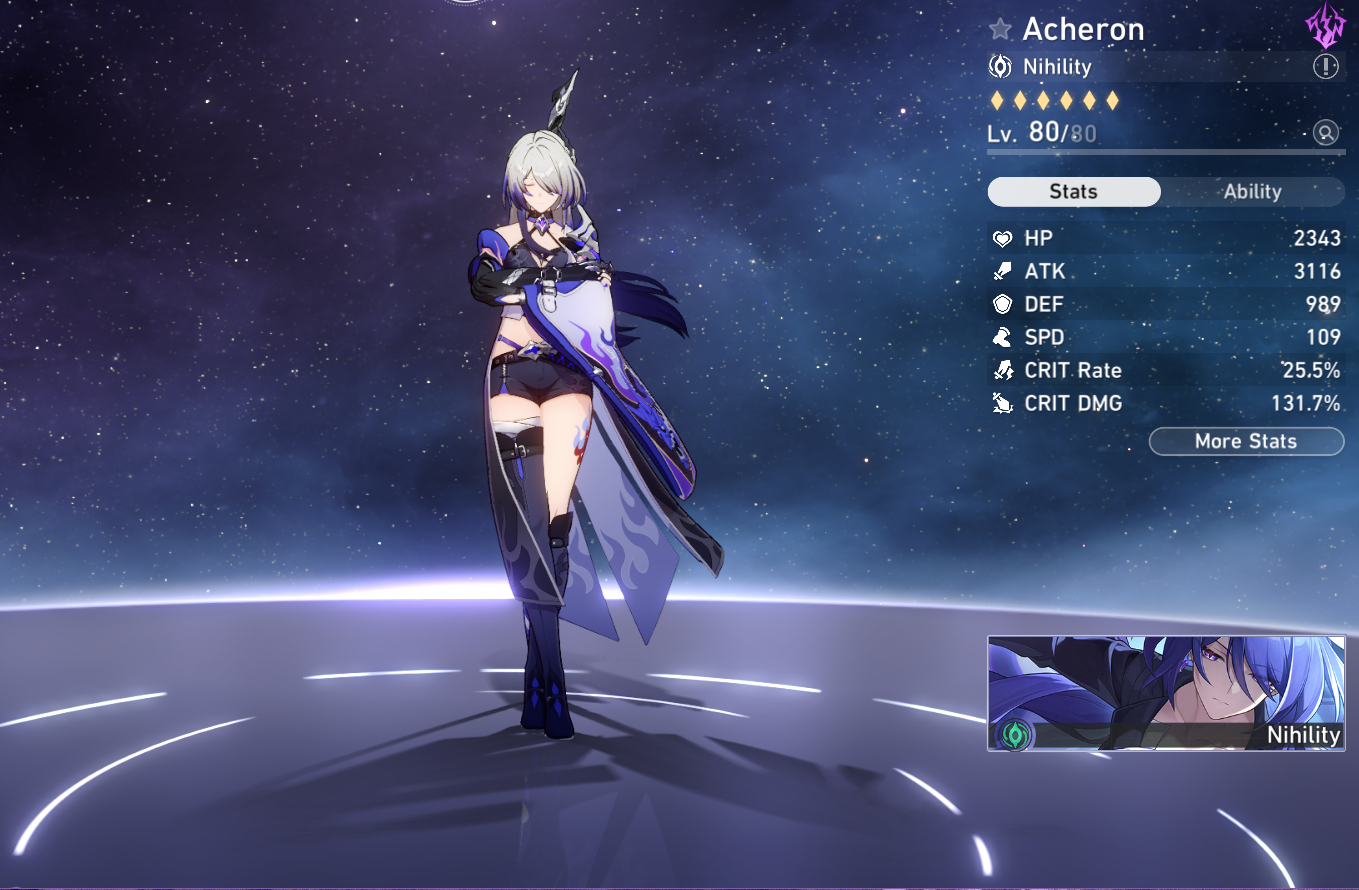 How's my Acheron build? Honkai: Star Rail | HoYoLAB
