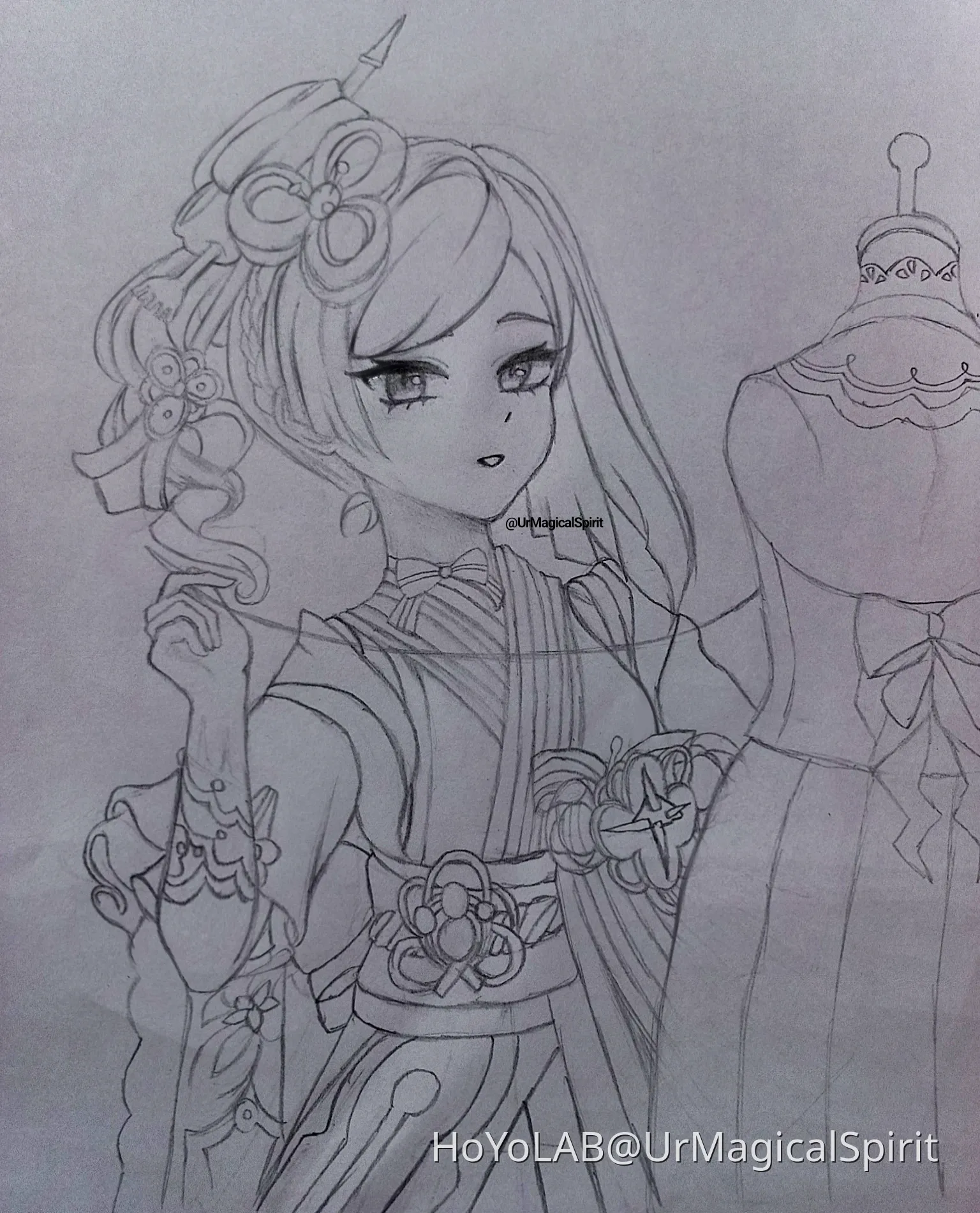 I draw chiori Genshin Impact | HoYoLAB