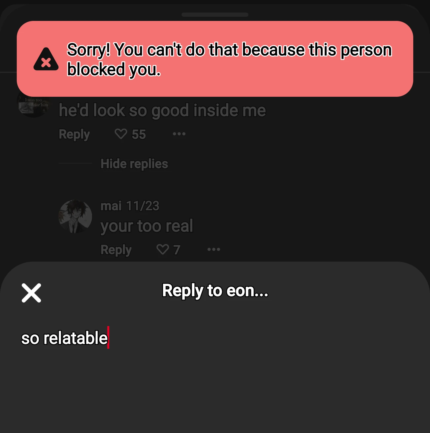 😨 dang (I'm irrelevant when commenting on Pinterest lol) | HoYoLAB