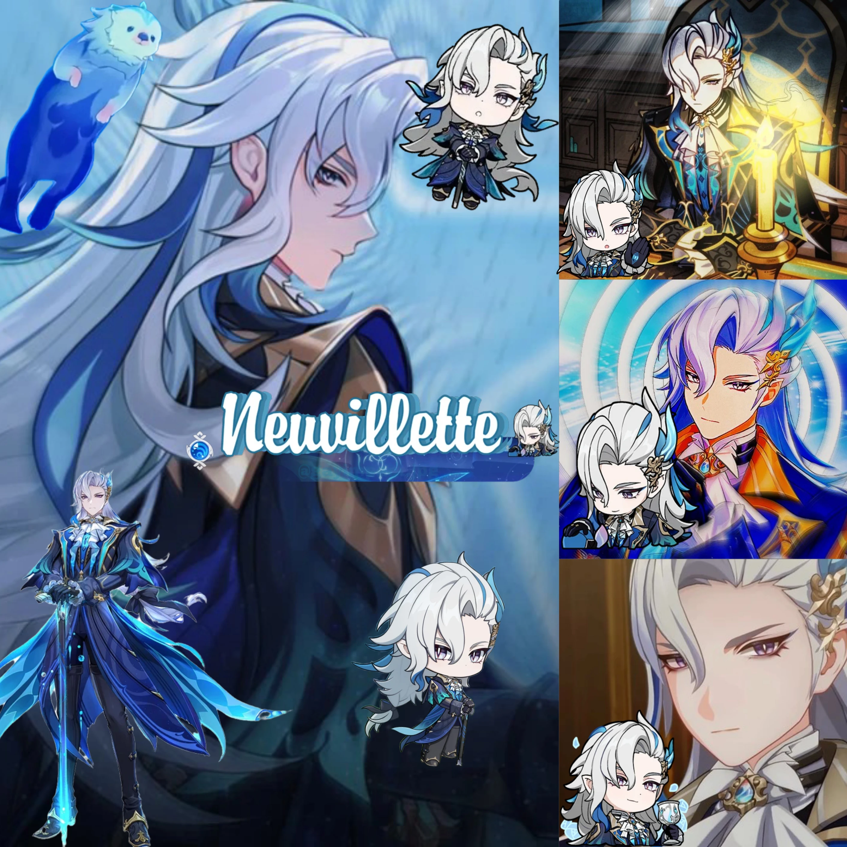 Neuvillete Poster 💙 Genshin Impact | HoYoLAB