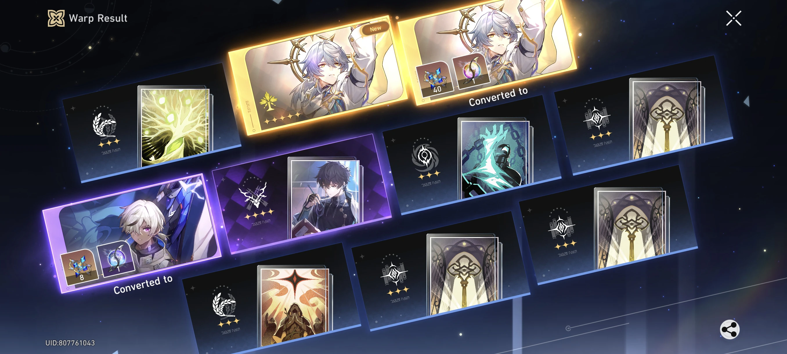 My luckiest pull Honkai: Star Rail | HoYoLAB
