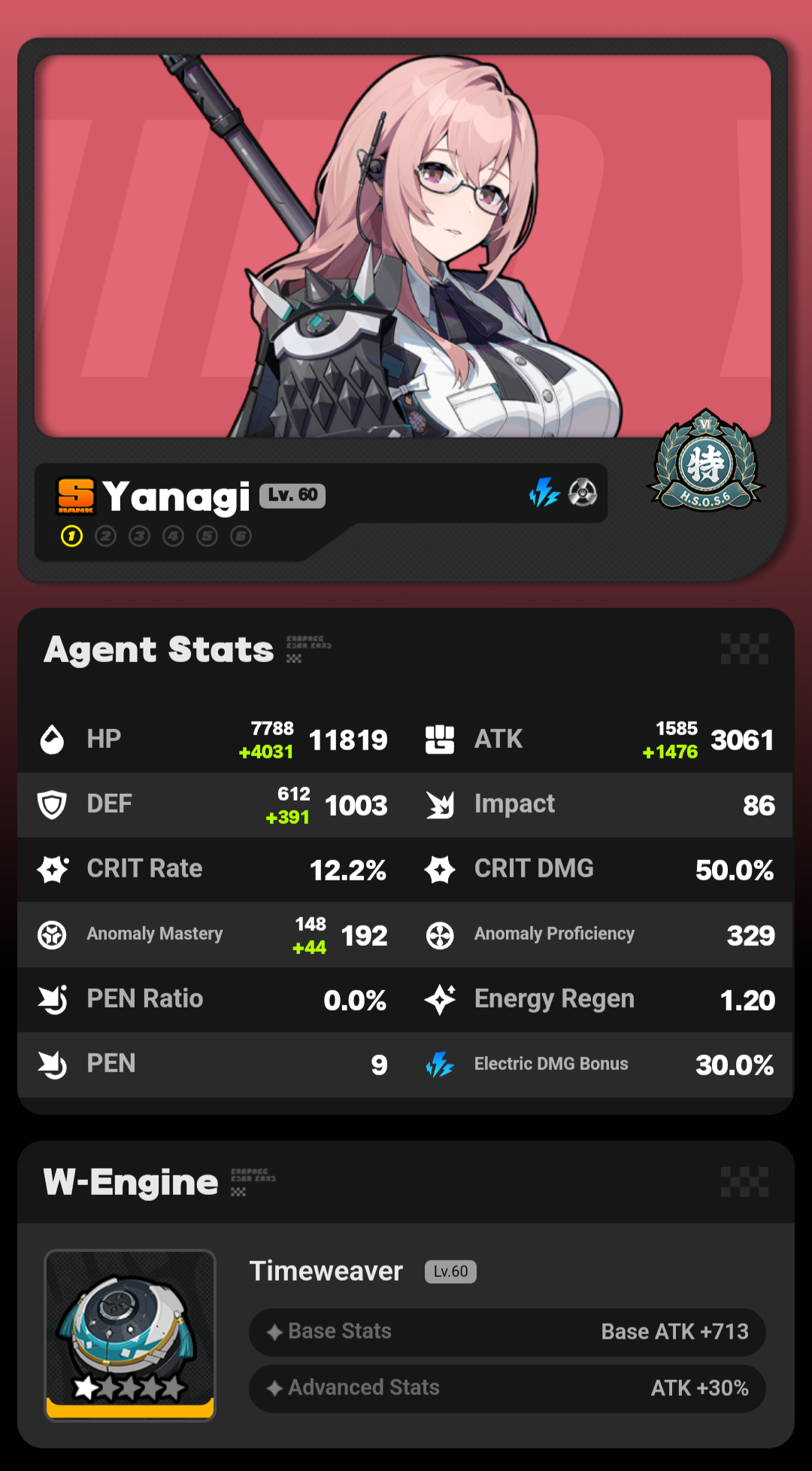 Yanagi Build Update Post Zenless Zone Zero | HoYoLAB