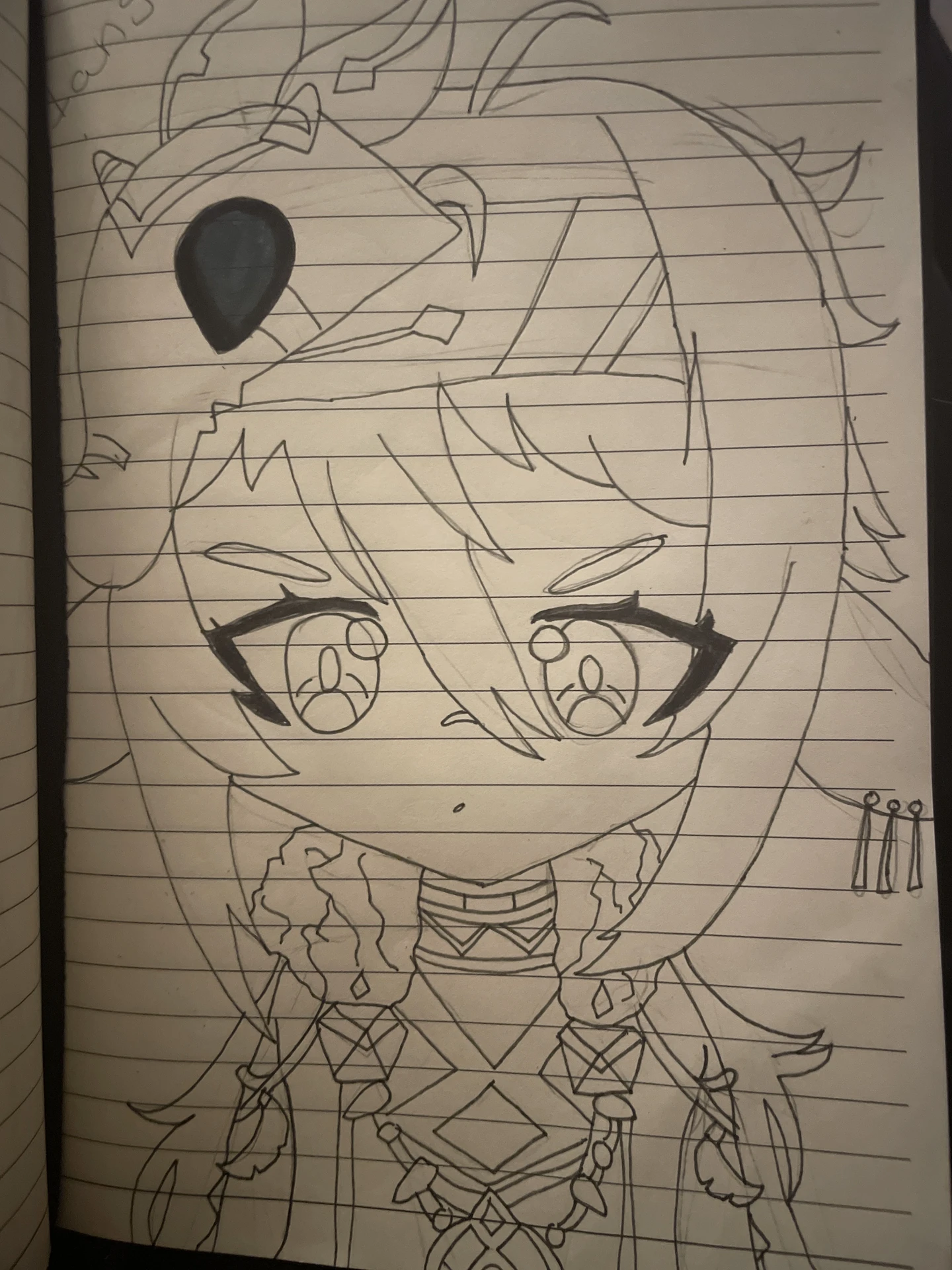 Unfinished iansan drawing Genshin Impact | HoYoLAB
