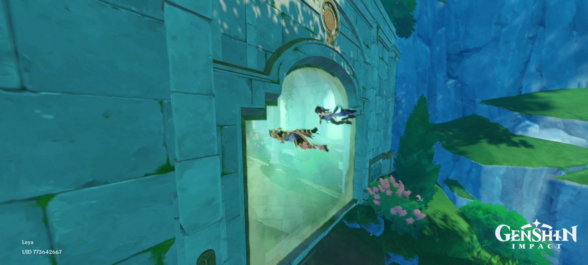 I'm swimming in the air. Genshin Impact | HoYoLAB