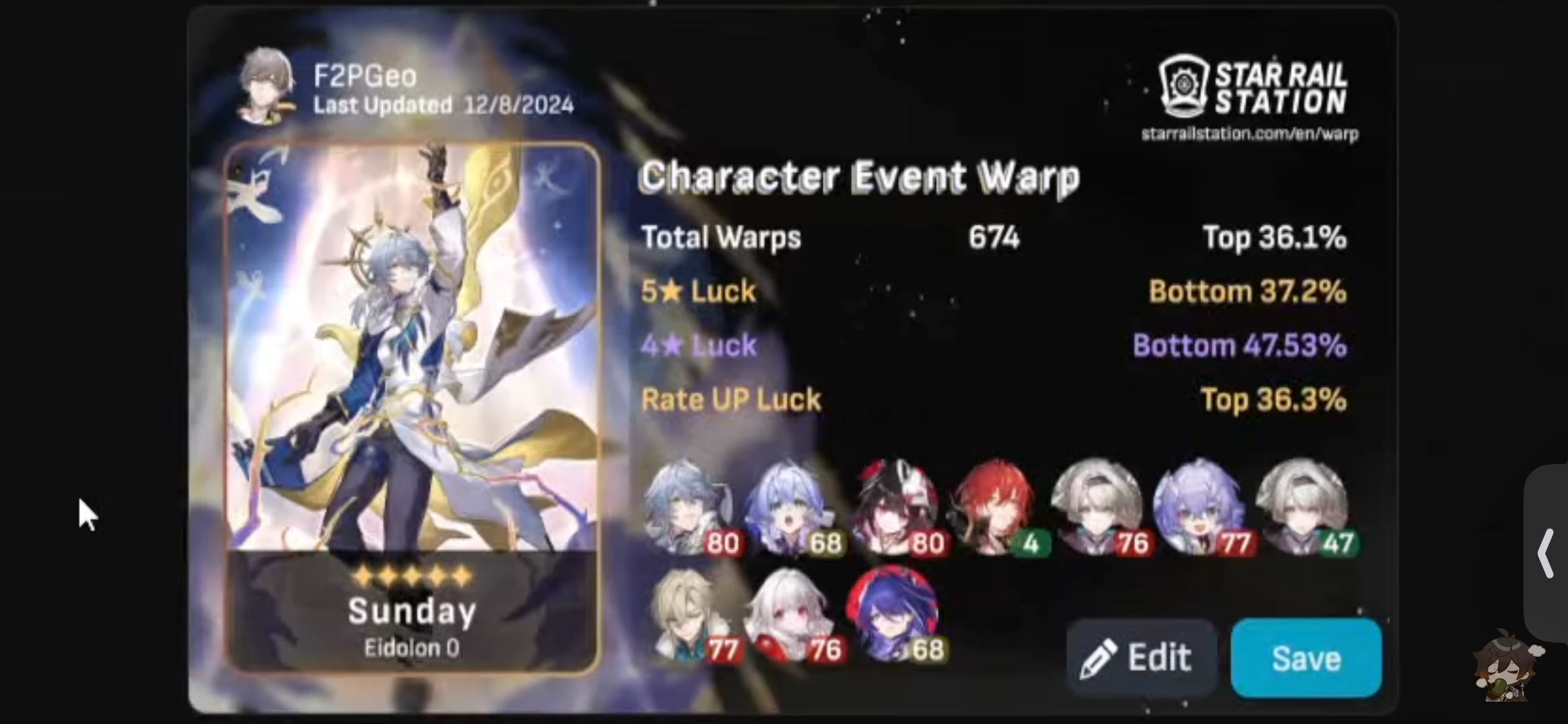 How My F2P Sunday Pulls Went… Honkai: Star Rail | HoYoLAB