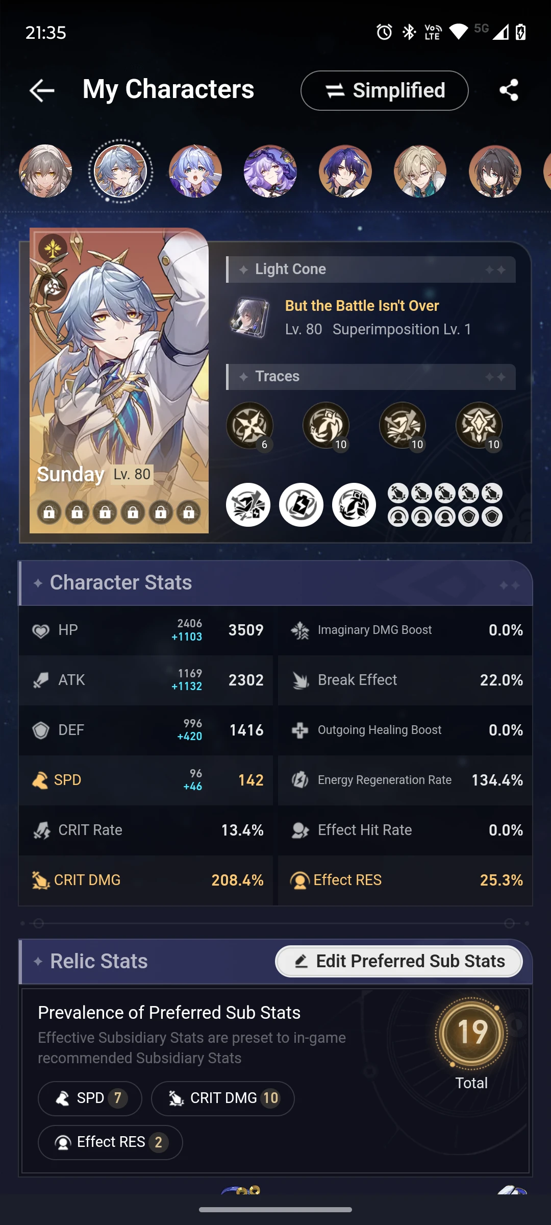 Guys what do u think of that Sunday build. Is he too speedy? Honkai ...