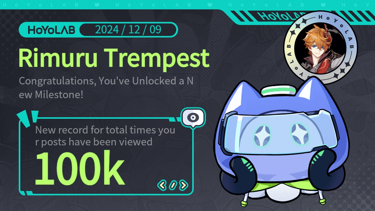 100k Views on Chasca's birthday!!! 🎉🎉 | HoYoLAB