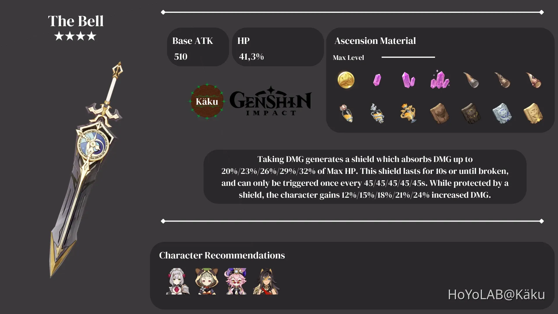 The Bell - Weapon Guide Genshin Impact | HoYoLAB