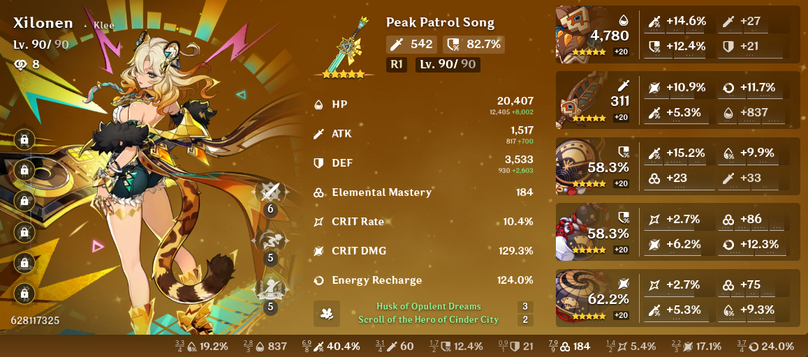 Xilonen build Genshin Impact | HoYoLAB